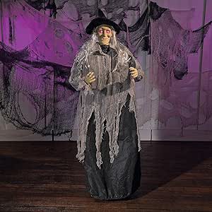 Amazon.com: Fun Express Floating Witch, 5 Feet Tall - Moves Around The ...