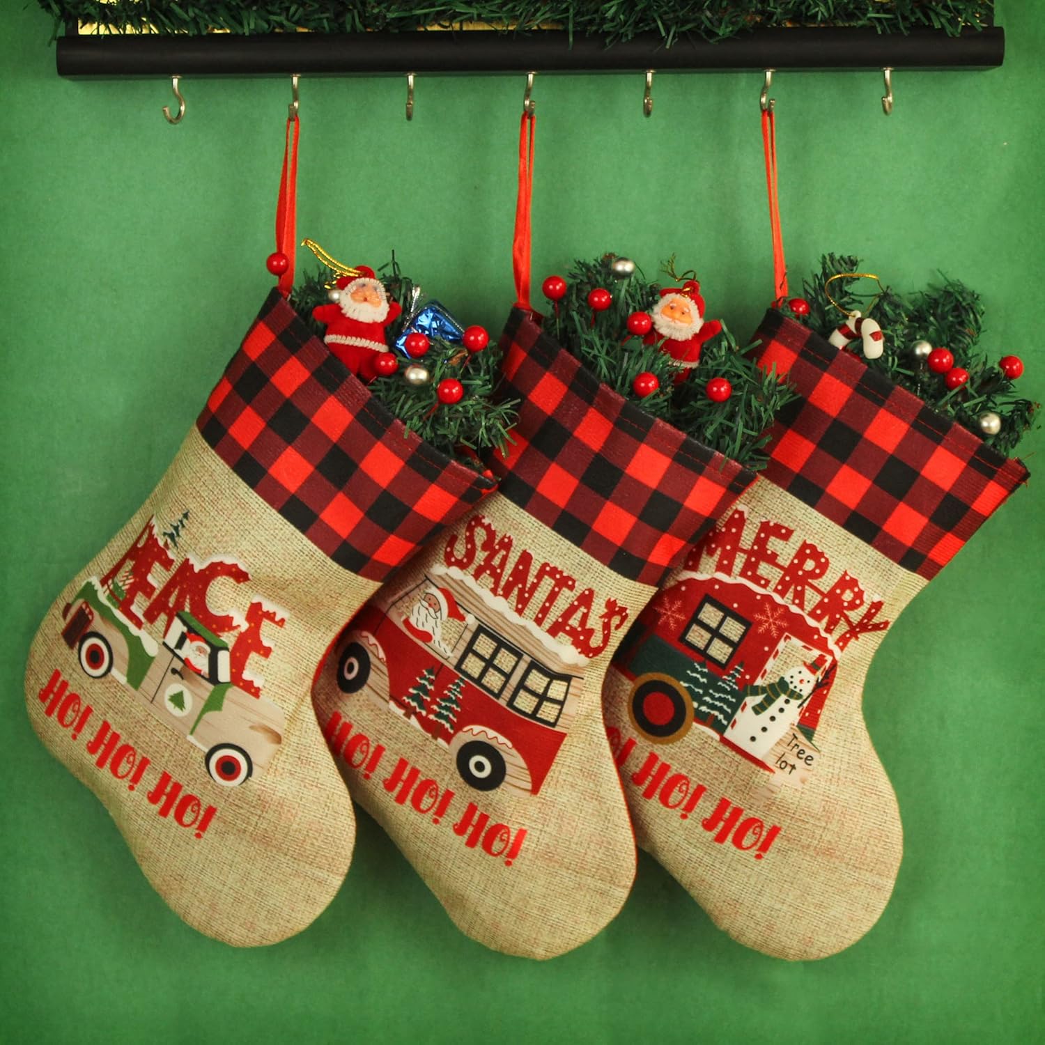 Buy TIED RIBBONS Christmas Decorations Items Socks for Home Living Room ...