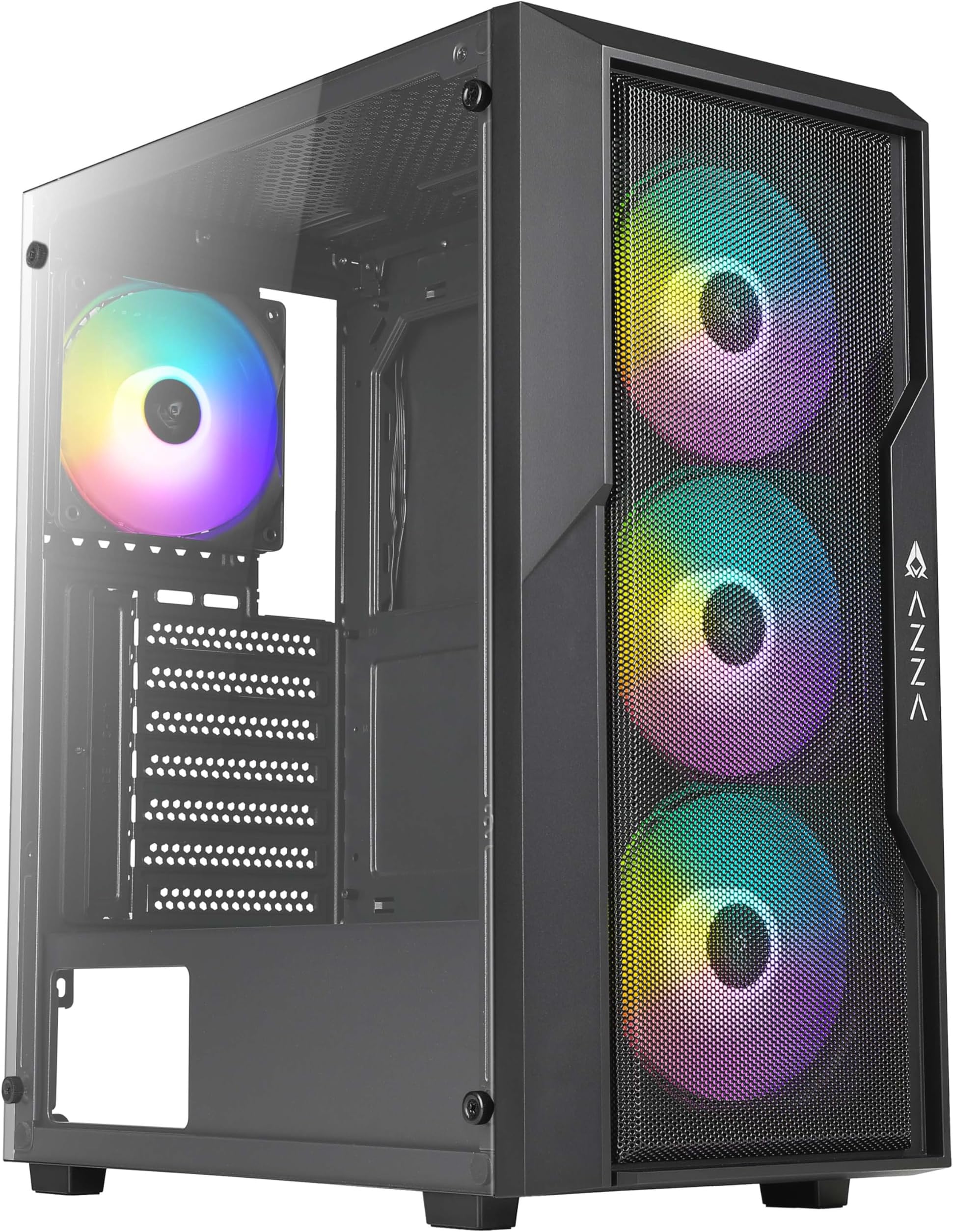 Amazon.com: AZZA CSAZ-290 Fighter/Gaming/ATX Mid-Tower/Computer Case ...
