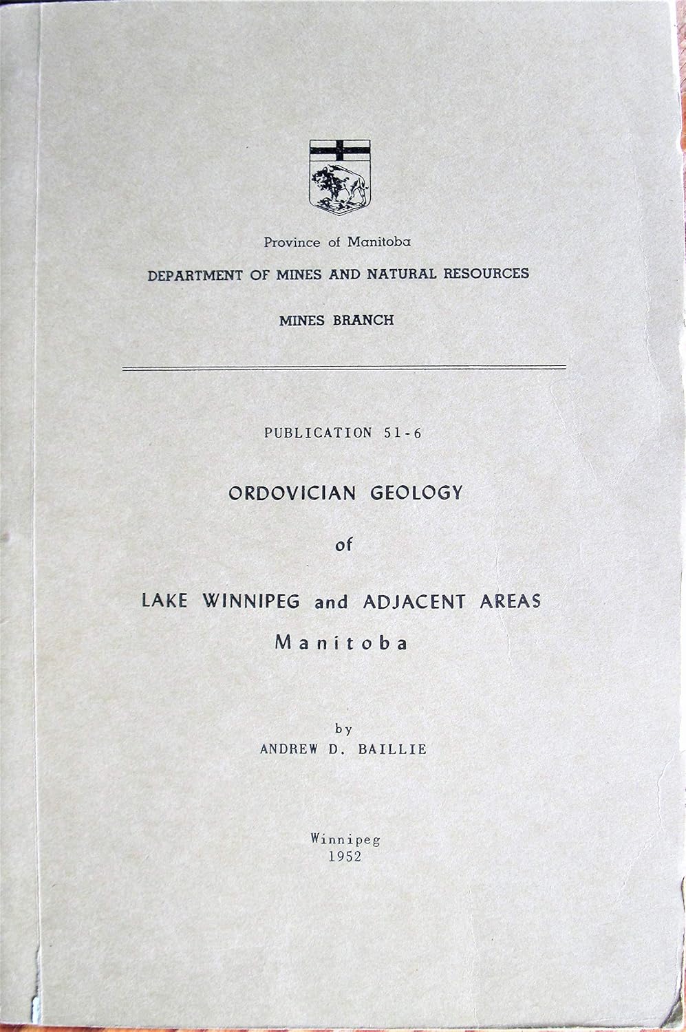 The Ordovician rocks of Lake Timiskaming, (Canada. Geological Survey ...
