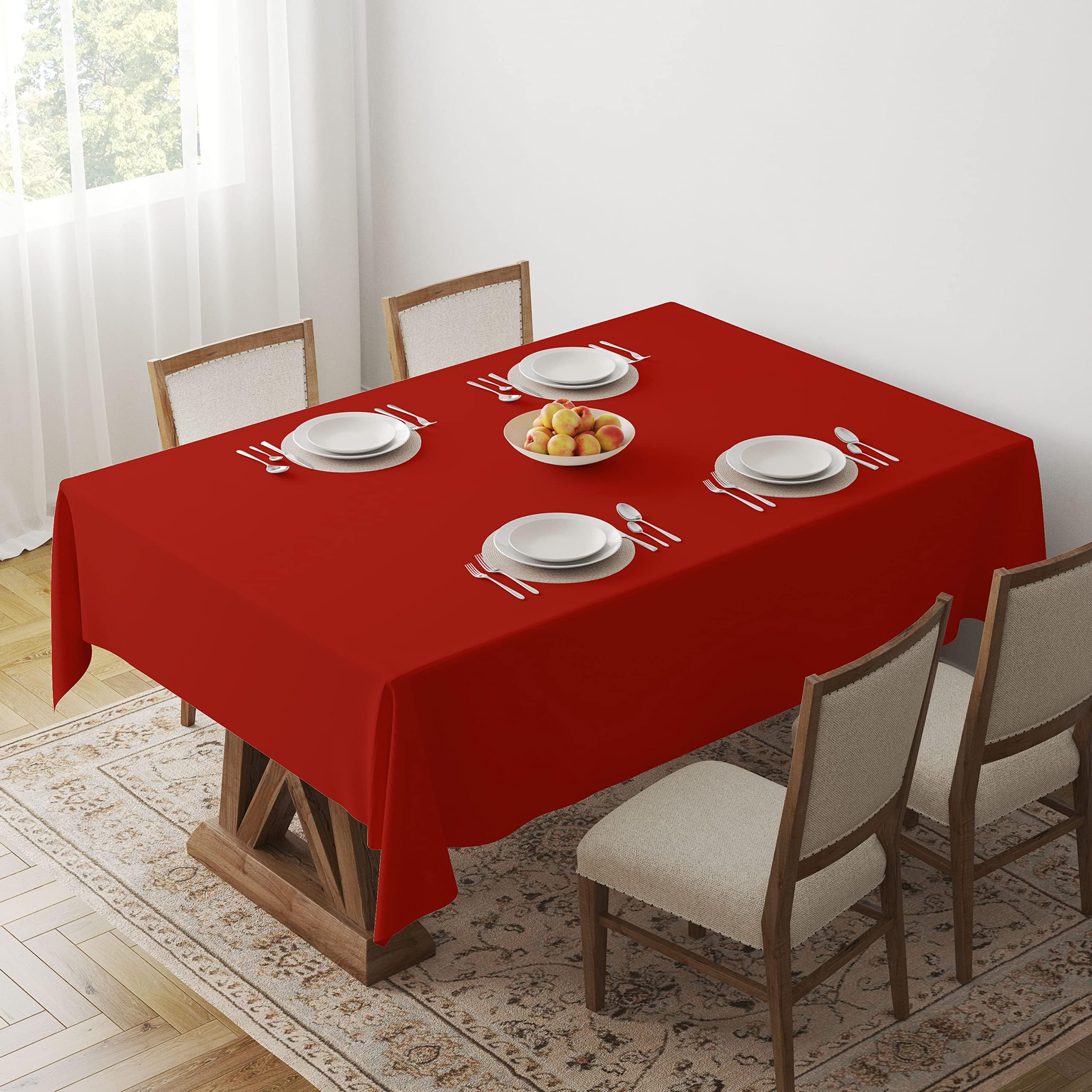 Buy Kuber Industries Rectangular Dining Table Cover 6 Seater|Table ...