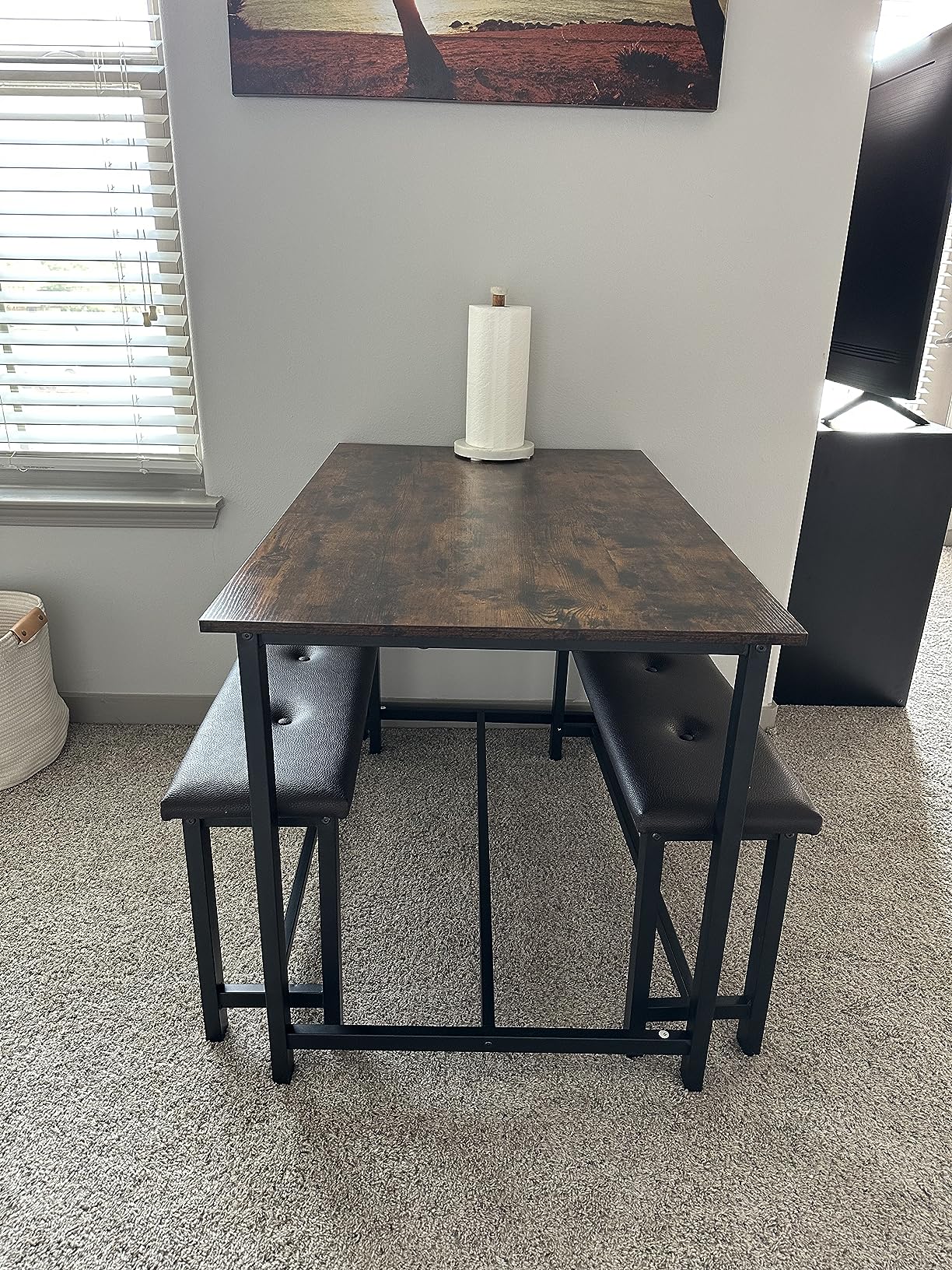$27/mo - Finance Fancihabor Dining Table Set for 4, Kitchen Table with ...