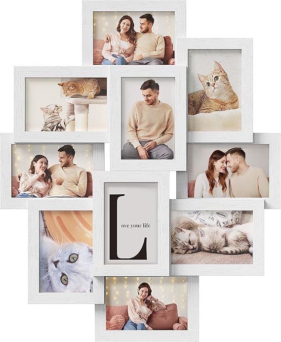 Amazon.com - SONGMICS 4x6 Collage Picture Frames, 10-Pack Photo Collage ...