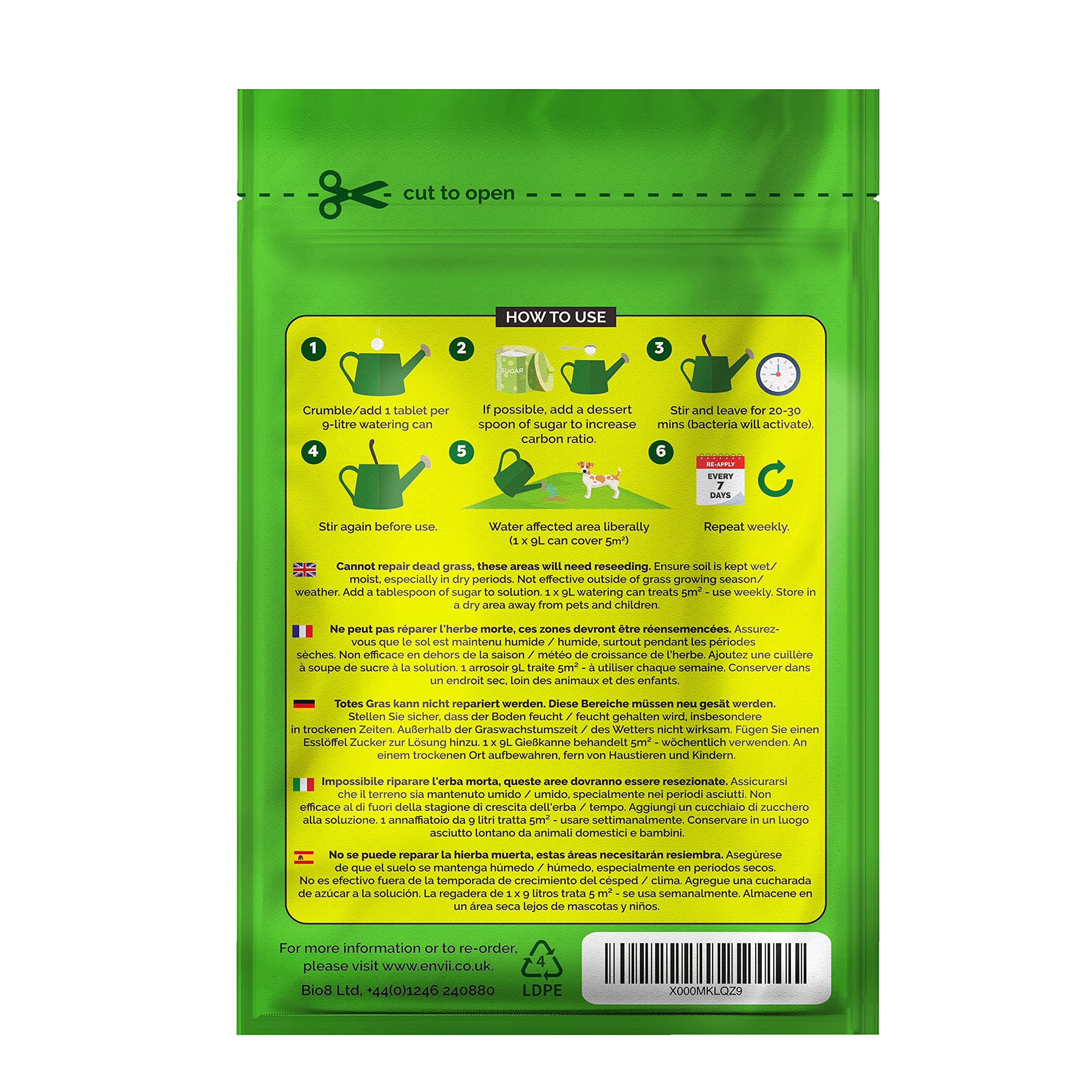 Envii Neuturine Natural Dog Urine Neutraliser For Grass Repairs Lawn envii-neuturine-natural-dog-urine-neutraliser-for-grass-repairs-lawn