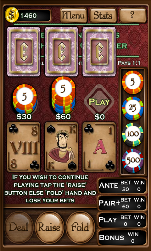 Tri Card Poker - Elite (FREE) - App on Amazon Appstore