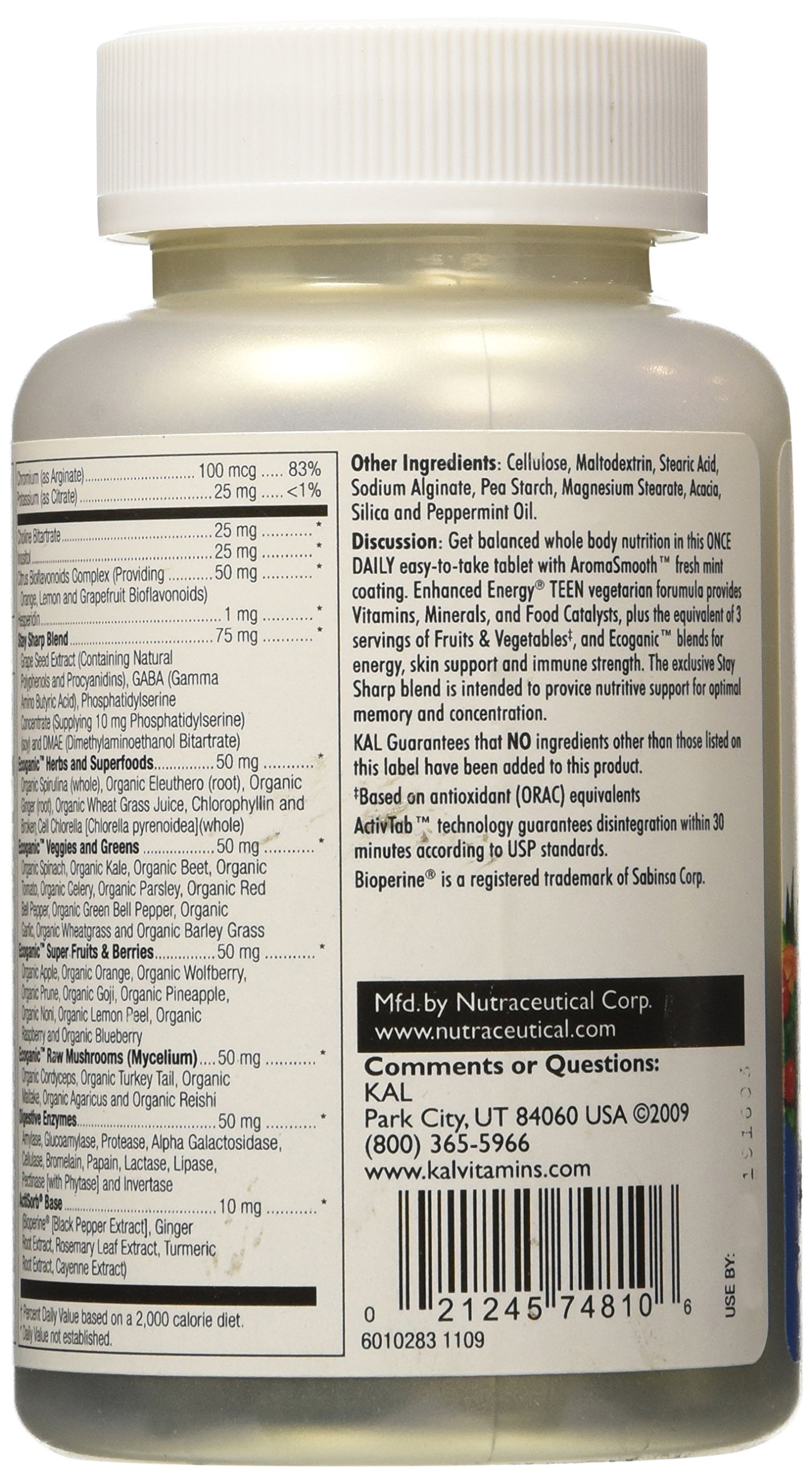 Snapklik.com : KAL Enhanced Energy For Teens Tablets