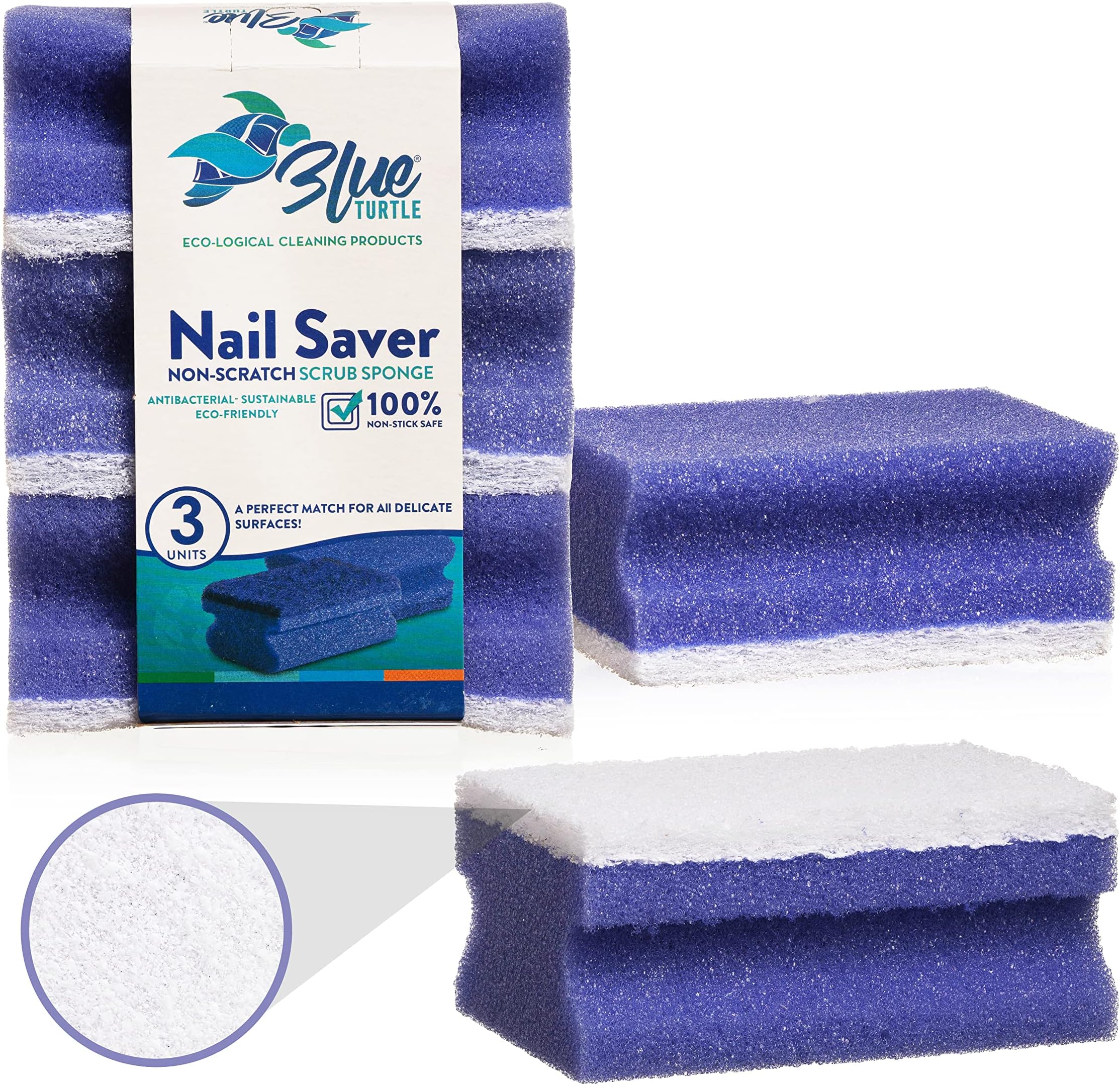 Amazon.com: Scrub Sponge by Scrubit –Multipurpose Cellulose Cleaning ...