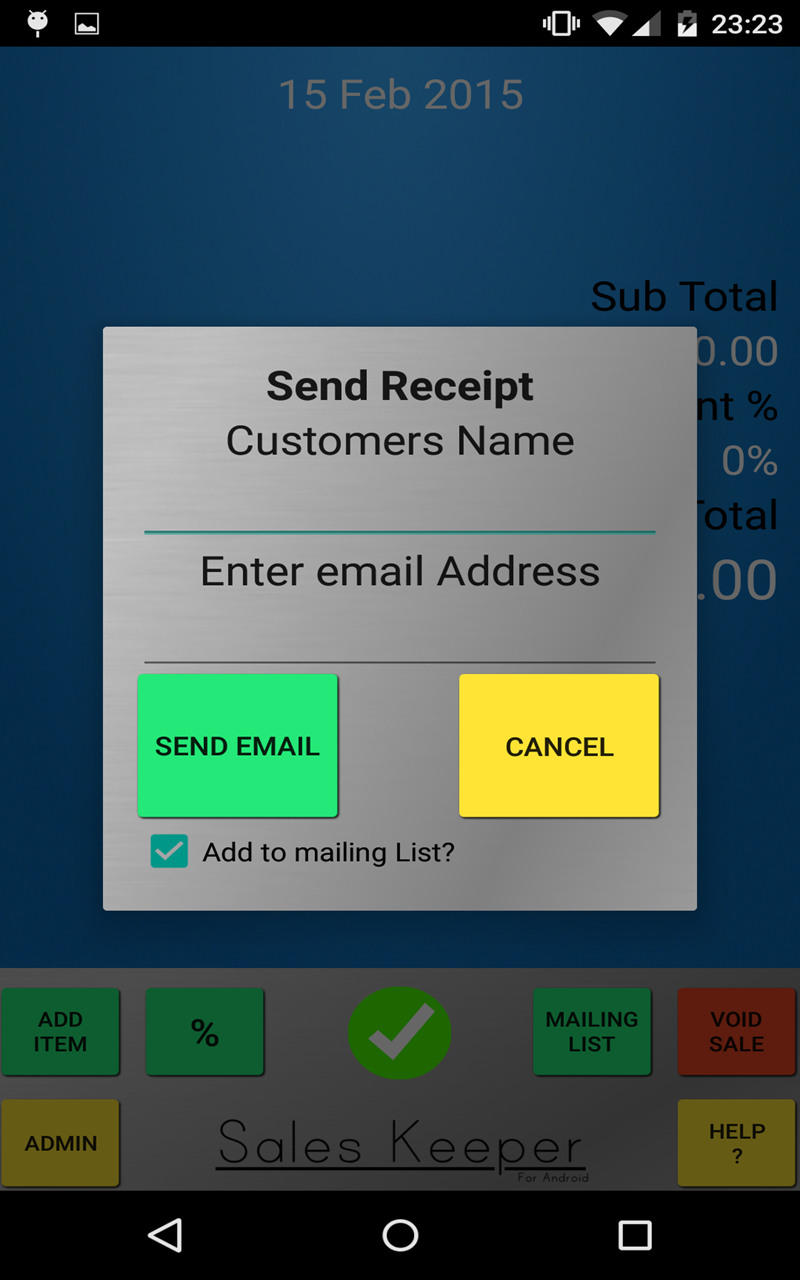 Sales Keeper - Mobile Till App - App on Amazon Appstore