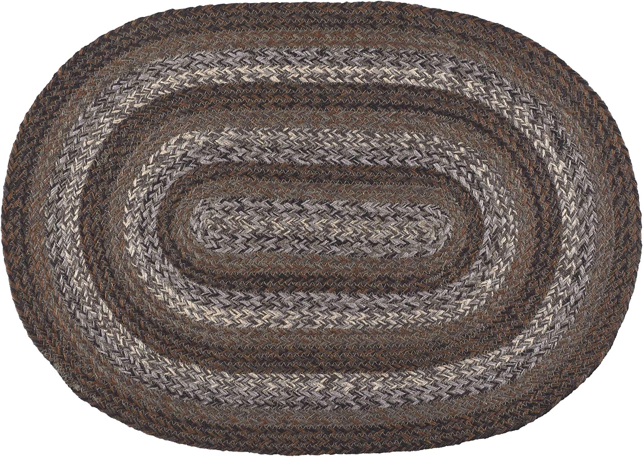 Amazon.com: Slate Premium Braided Collection | Primitive, Rustic ...