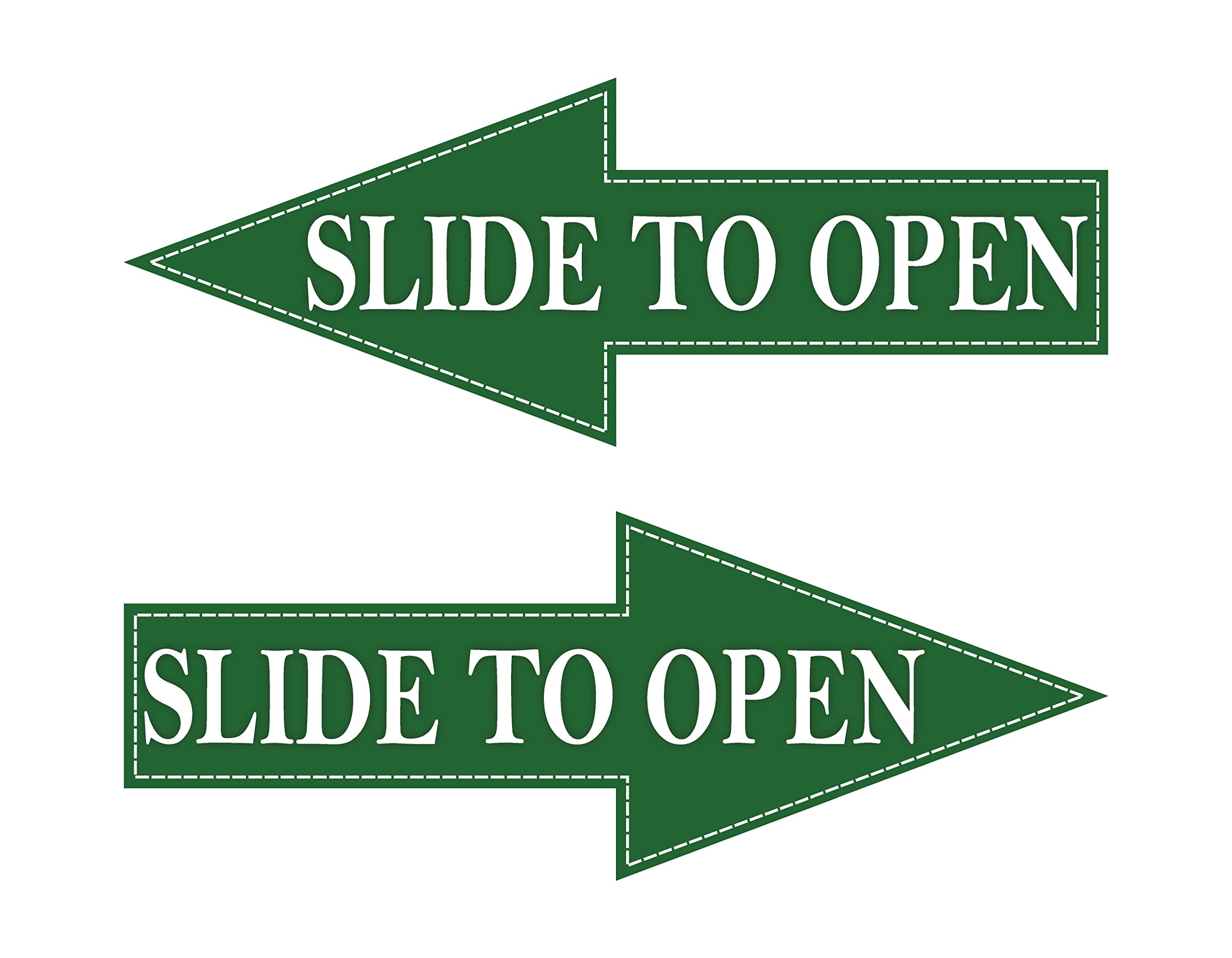 Good Print Zone Slide To Open Door Sticker Size 3x | Desertcart Kenya