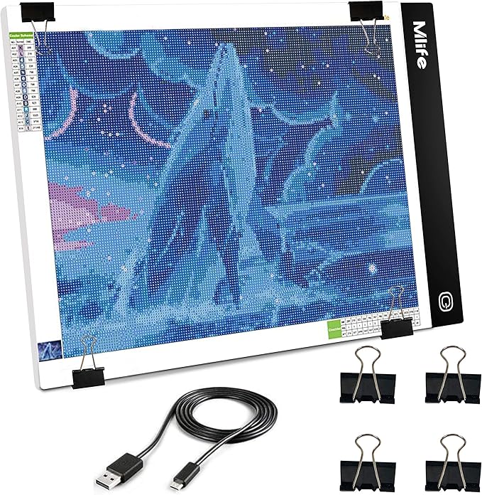 Amazon.com: B4 LED Light Pad - Upgraded Diamond Art Light Box Dimmable ...