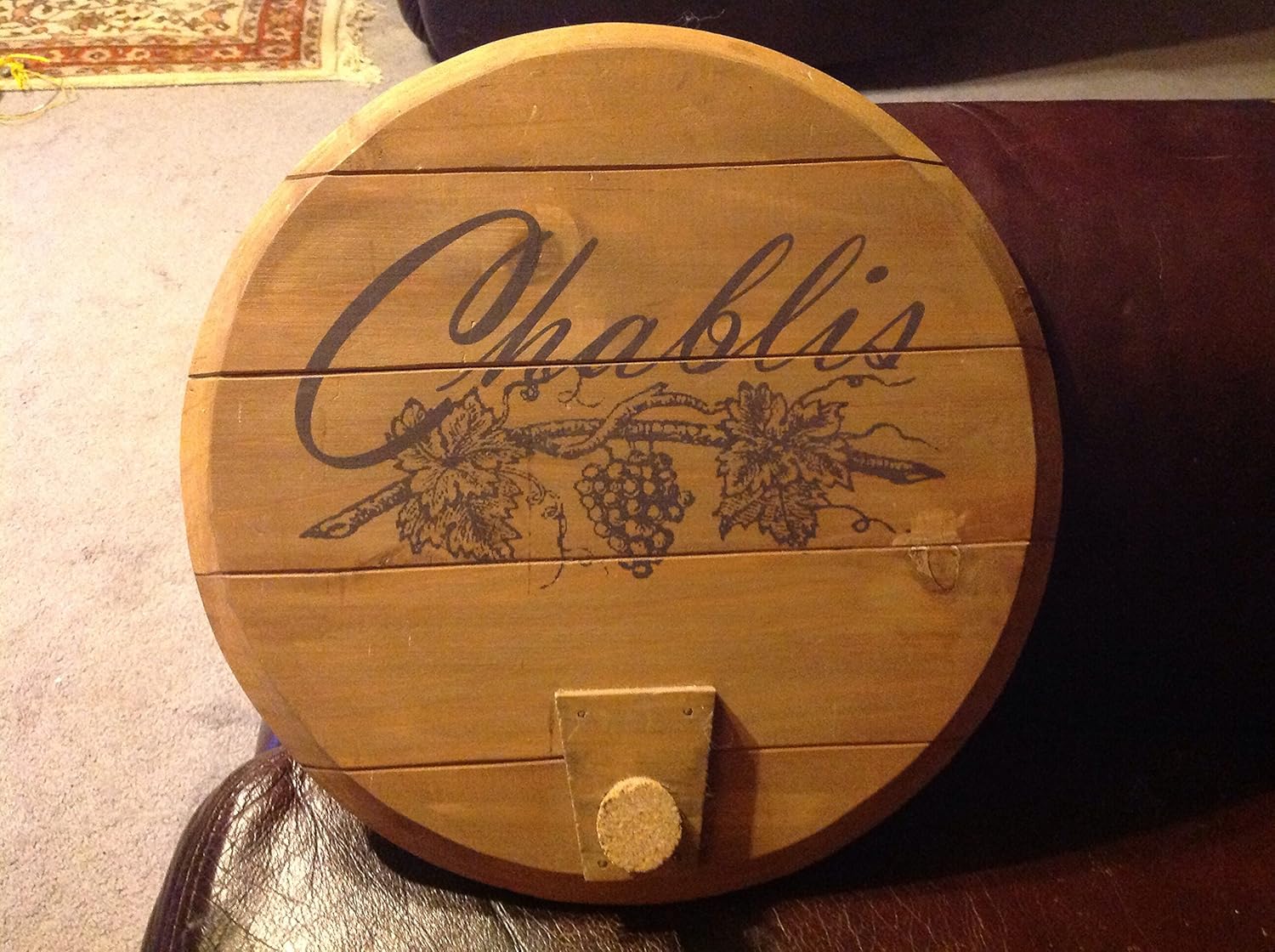 Amazon.com: Wine List Round Wine Barrel Wooden Sign Plaque : Home & Kitchen