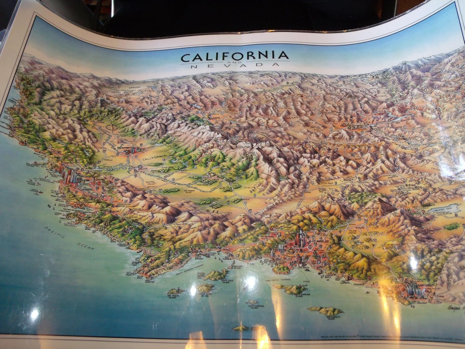 California Laminated Map: Media, Unique: 9780921338390: Amazon.com: Books