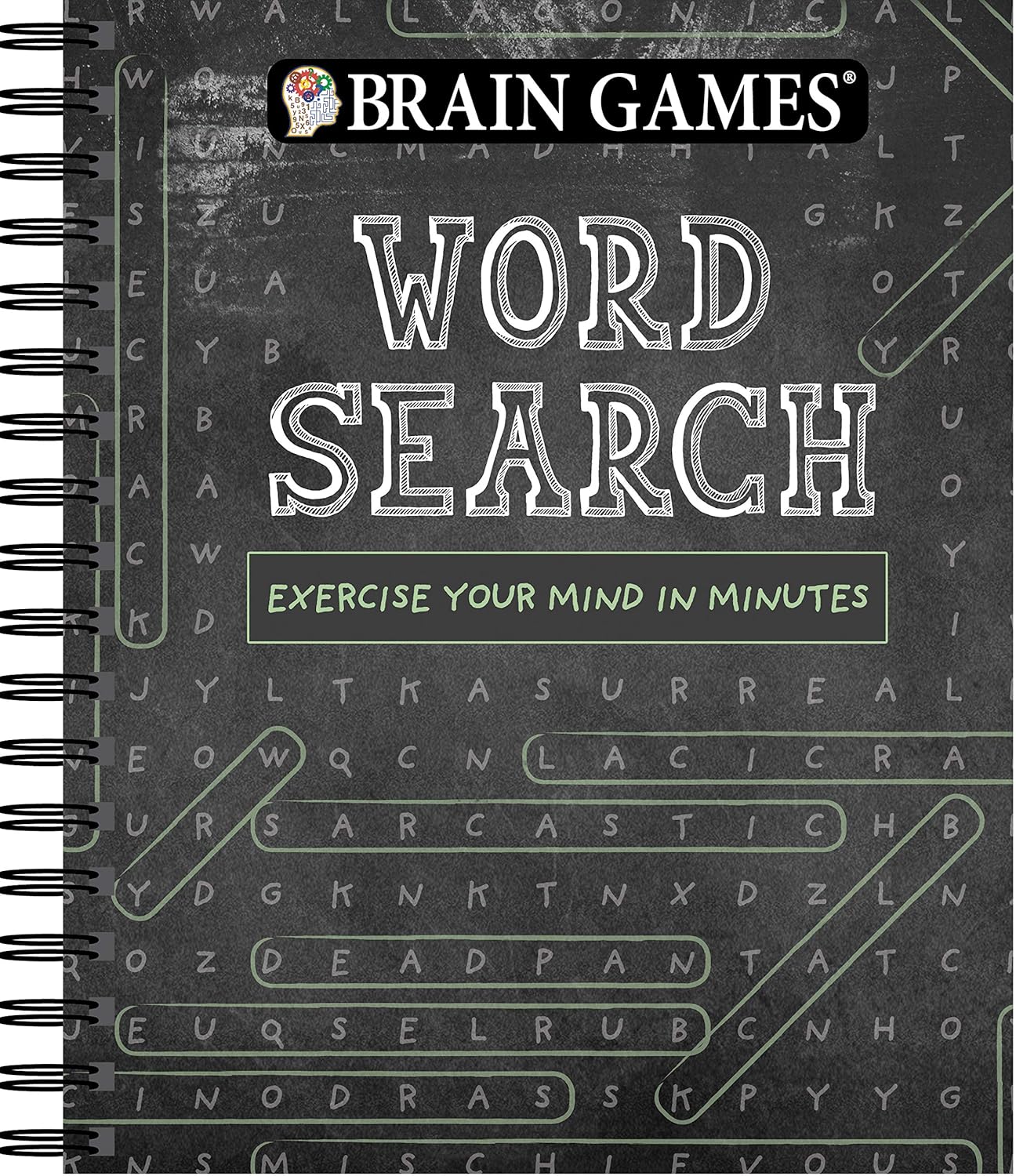 Brain Games - Word Search (Chalkboard #1): Exercise Your Mind in ...