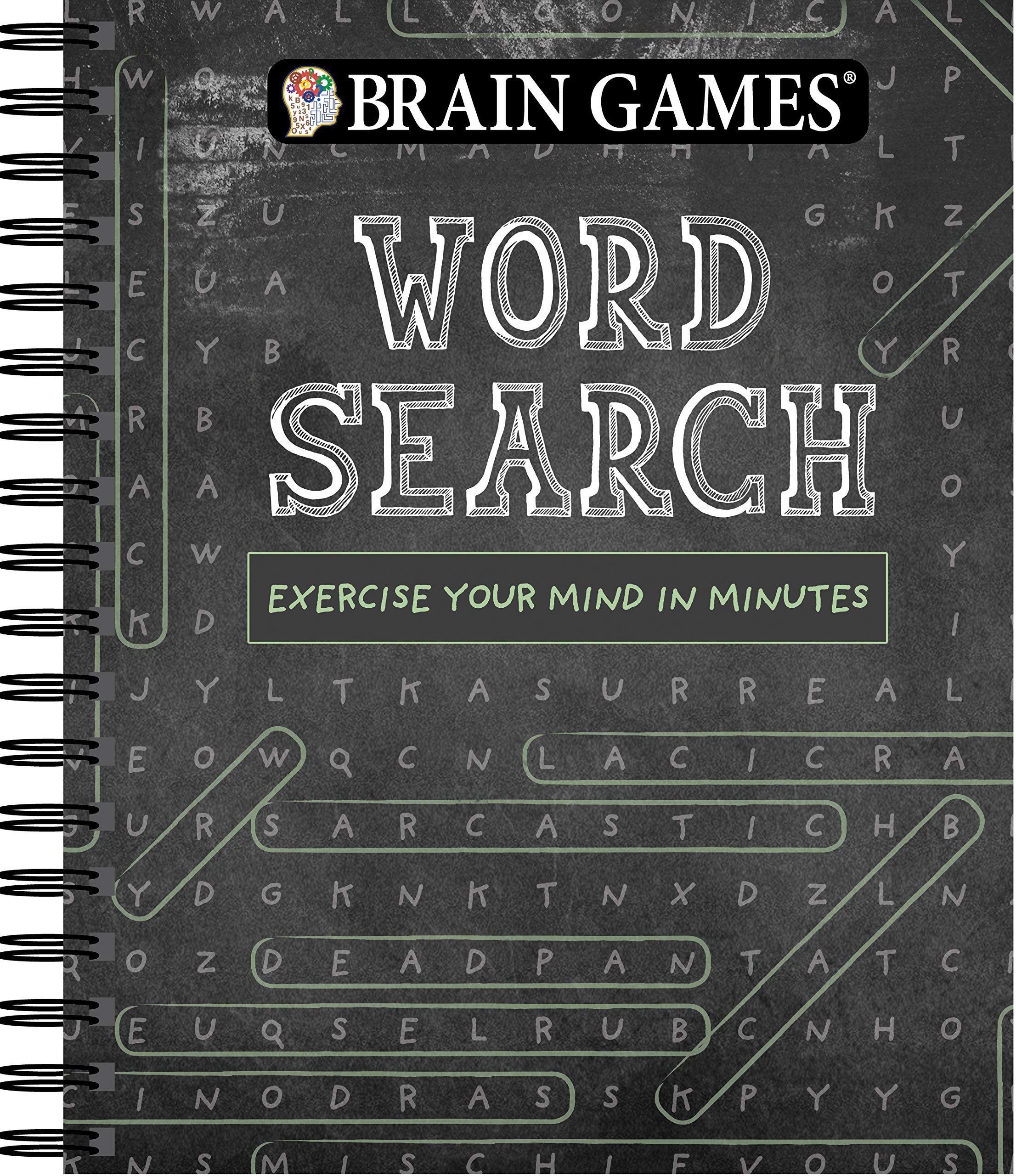 Brain Games - Word Search (Chalkboard #1): Exercise Your Mind in ...
