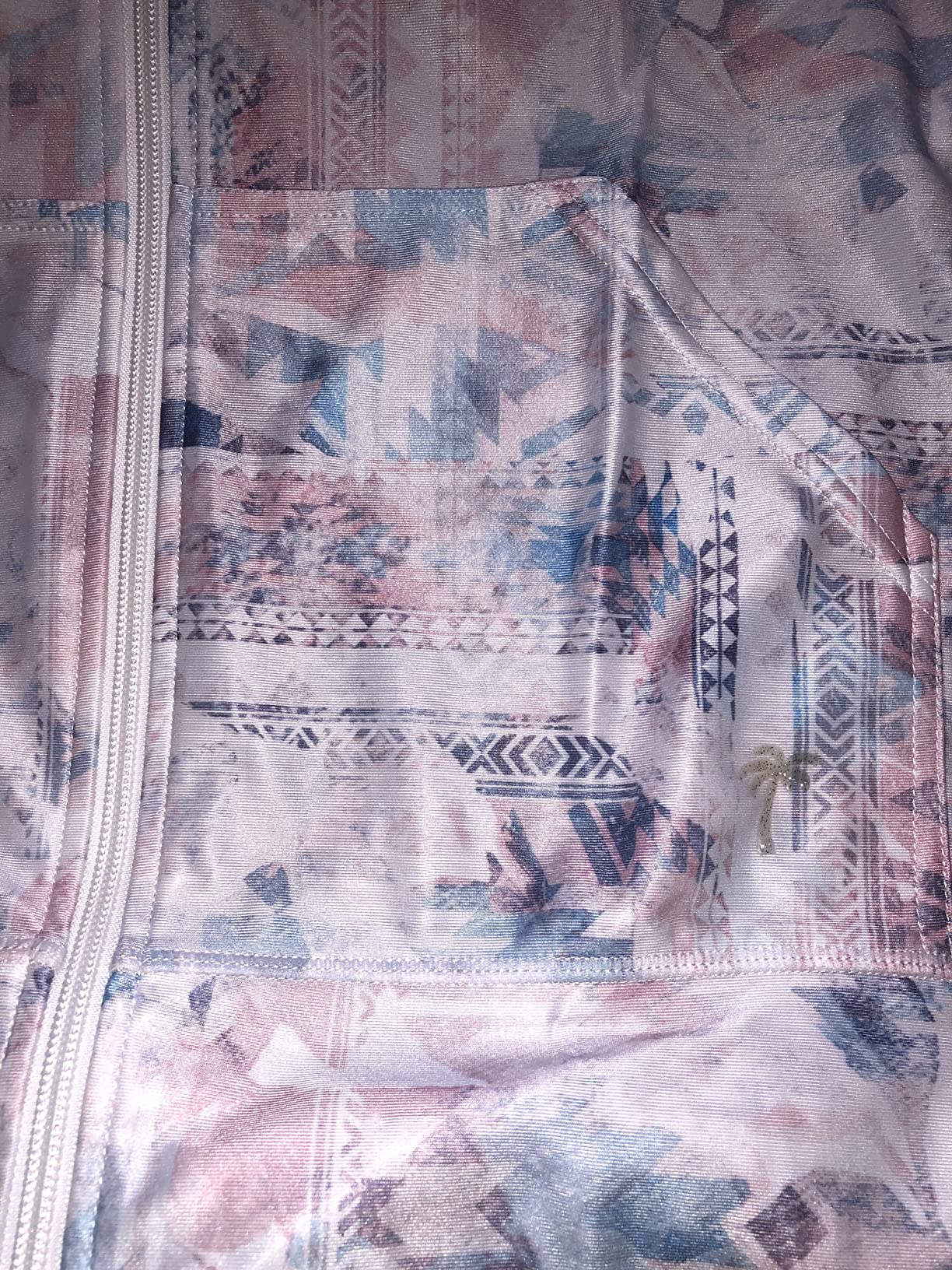 Amazon | ICEPARDAL(アイスパーダル) ラッシュガード パーカー レディース 全20色 IR-7210 リーフタイダイ WXLサイズ UPF50 + 長袖 ラッシュパーカー ...