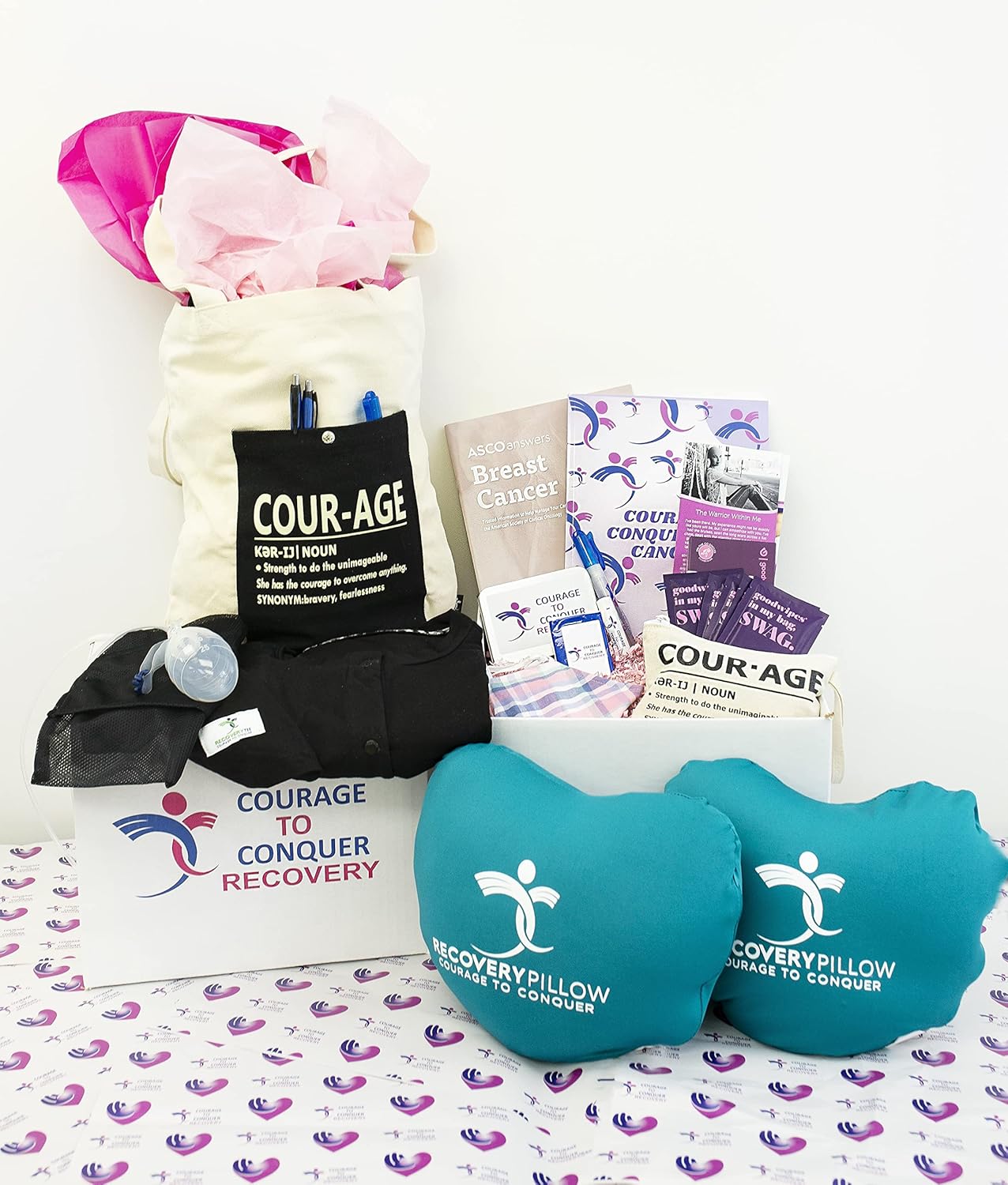 Amazon.com: Bag of Courage Breast Surgery Recovery Kit - Care Package ...