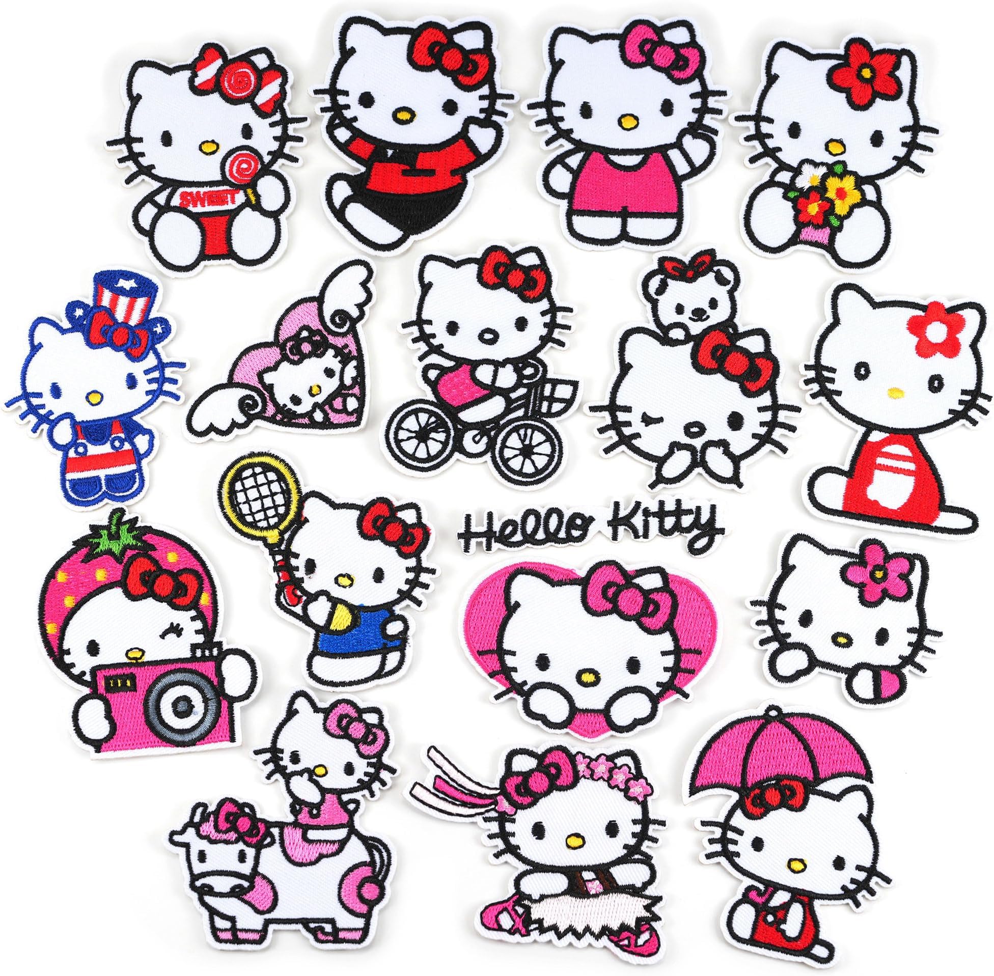 Amazon.com: Hello Kitty Round My Melody Kids Cartoon Iron On ...