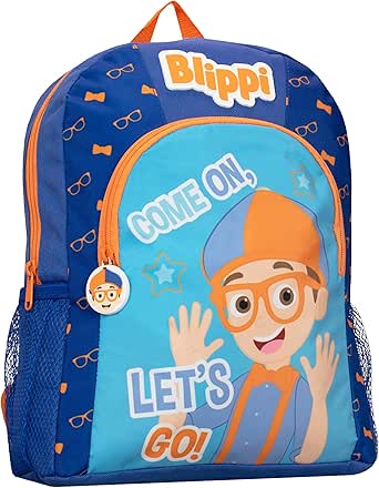 Blippi Kids Backpack Blue : Amazon.co.uk: Fashion