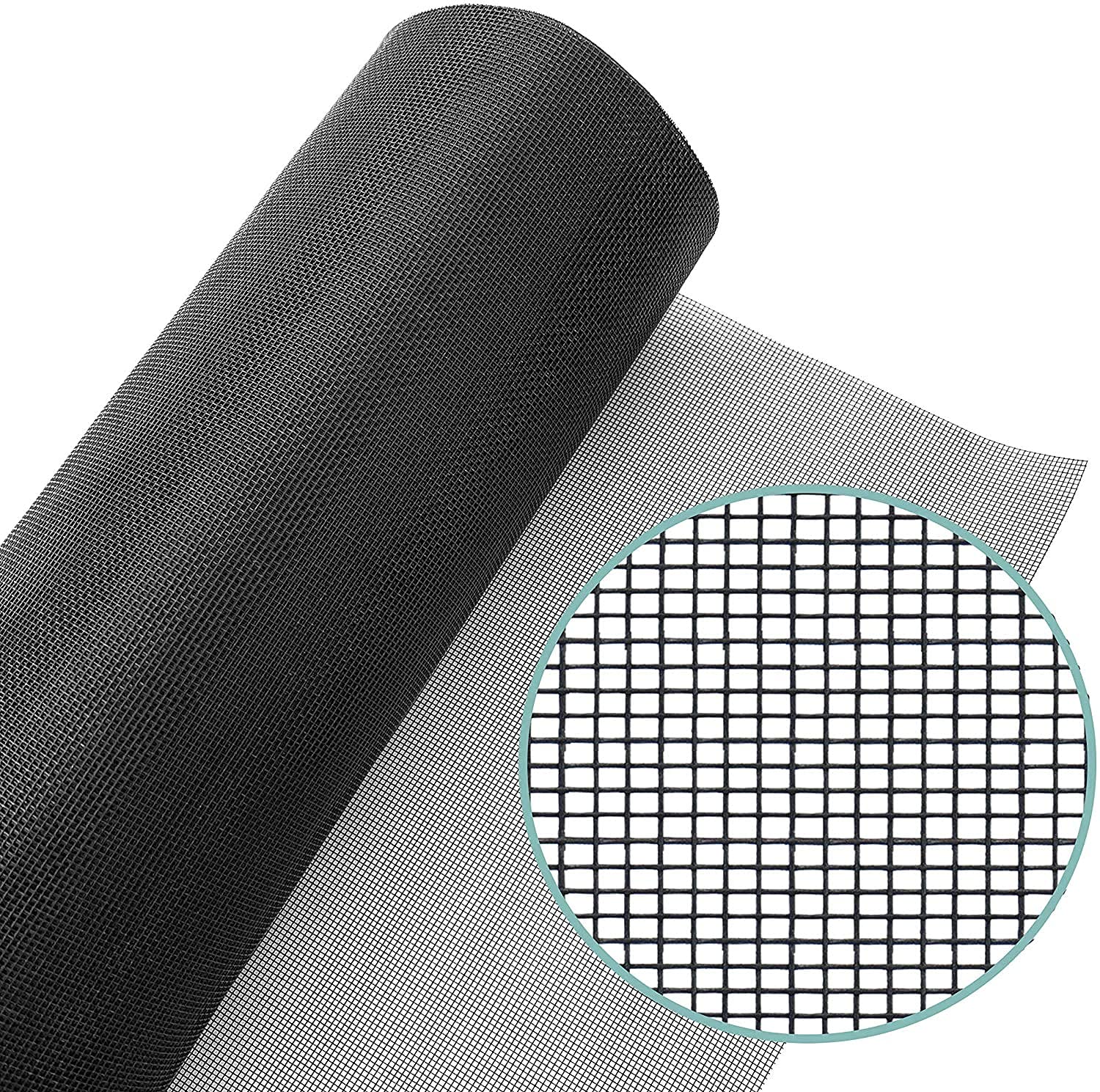Rashi Fiberglass Windows Mosquito Mesh Insect Net (Color: Black ...