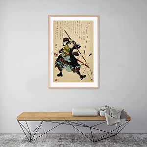 Amazon.com: Japanese Prints 1869. Ronin, or masterless Samurai, Fending ...