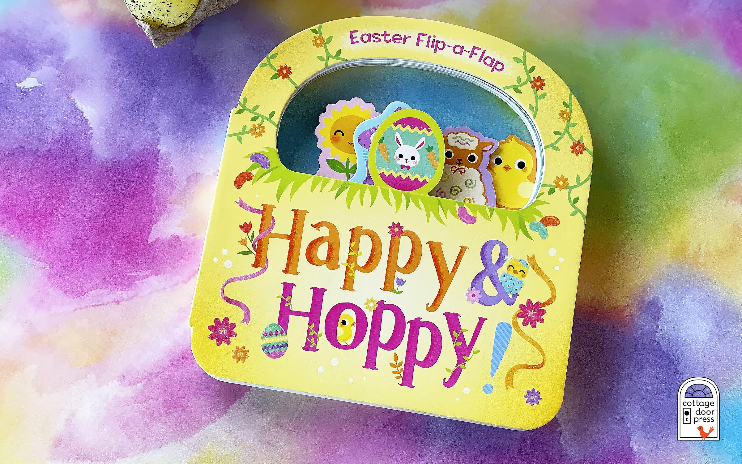 Happy & Hoppy - Children's Flip-a-Flap Activity Board Book for Easter ...