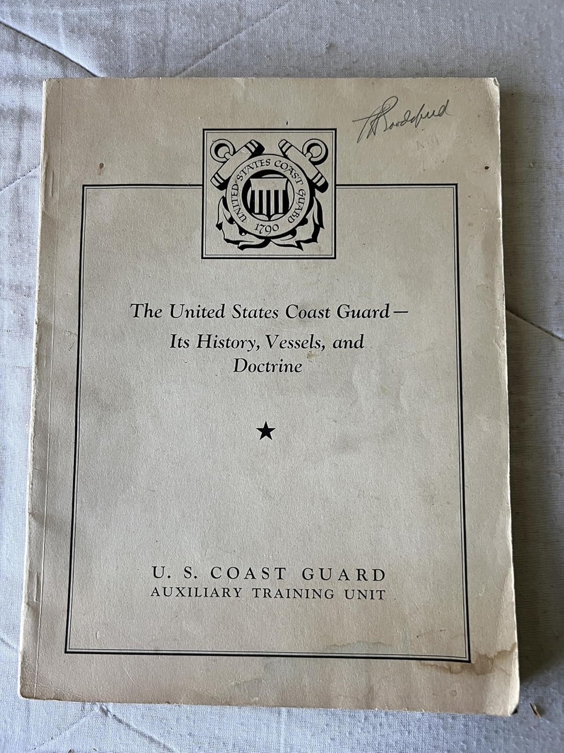 The United States Coast Guard-Its History, Vessels, and Doctrine ...