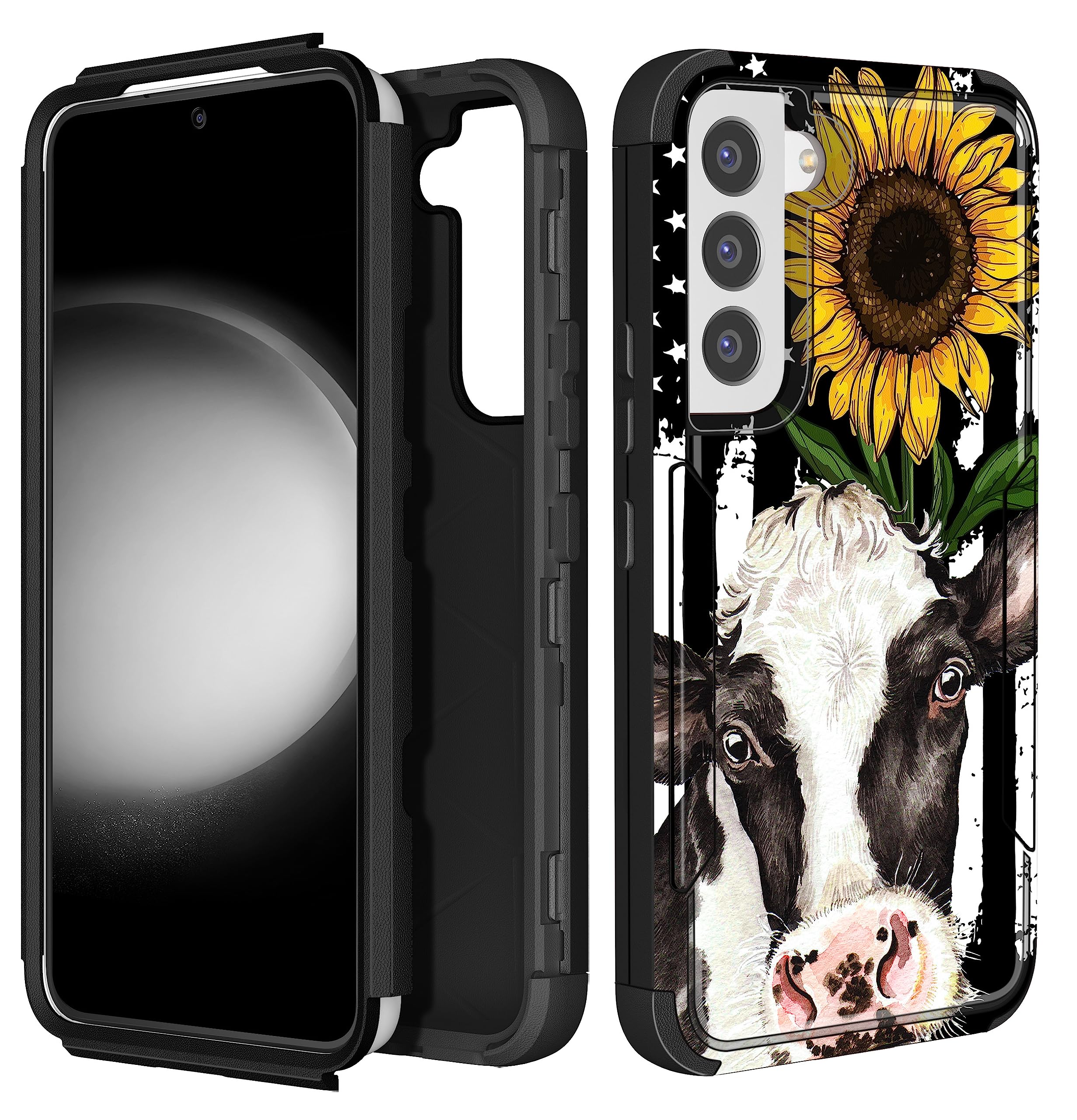 Amazon.com: Plakill for Samsung Galaxy S22 Case Heavy Duty Protective ...