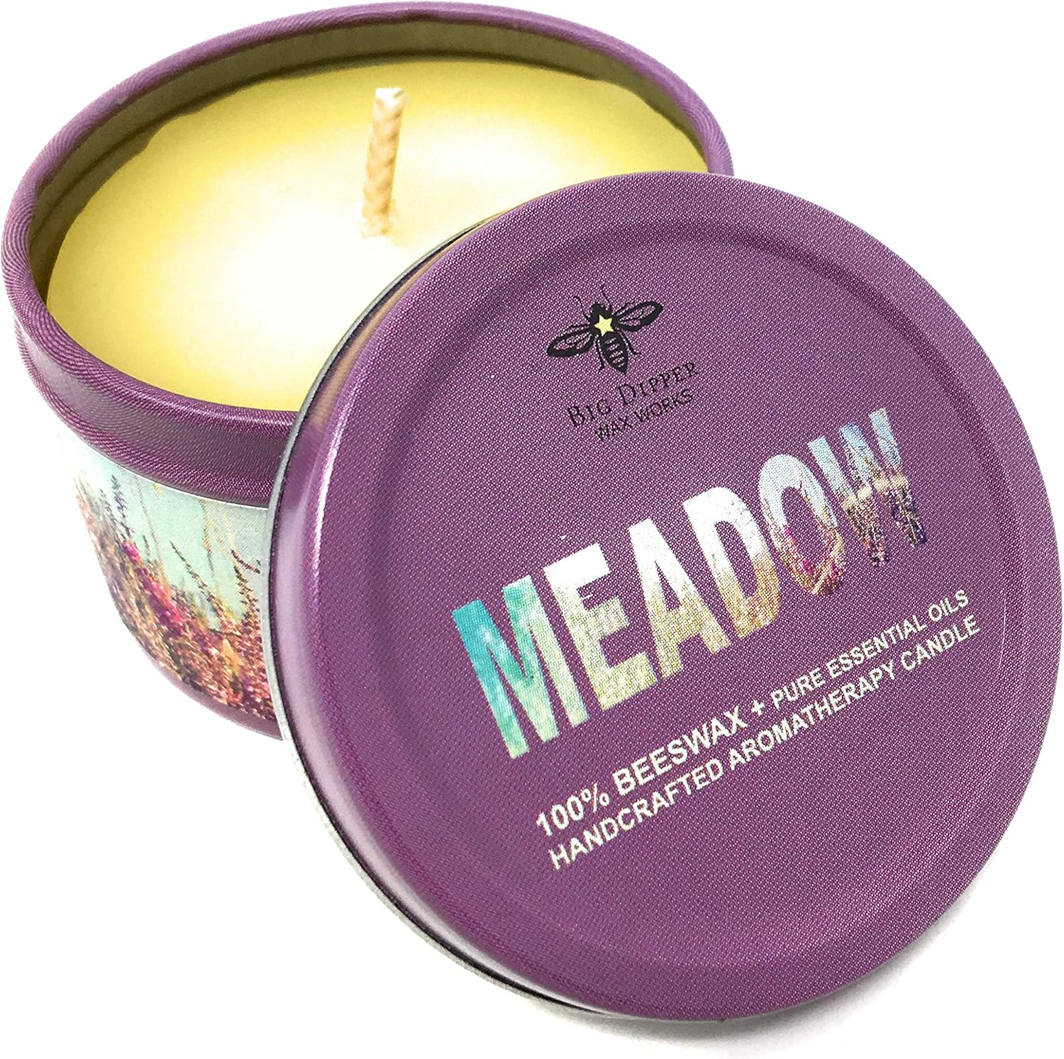 Amazon.com: Big Dipper Wax Works Meadow Candle in Tin, 1 EA : Home ...