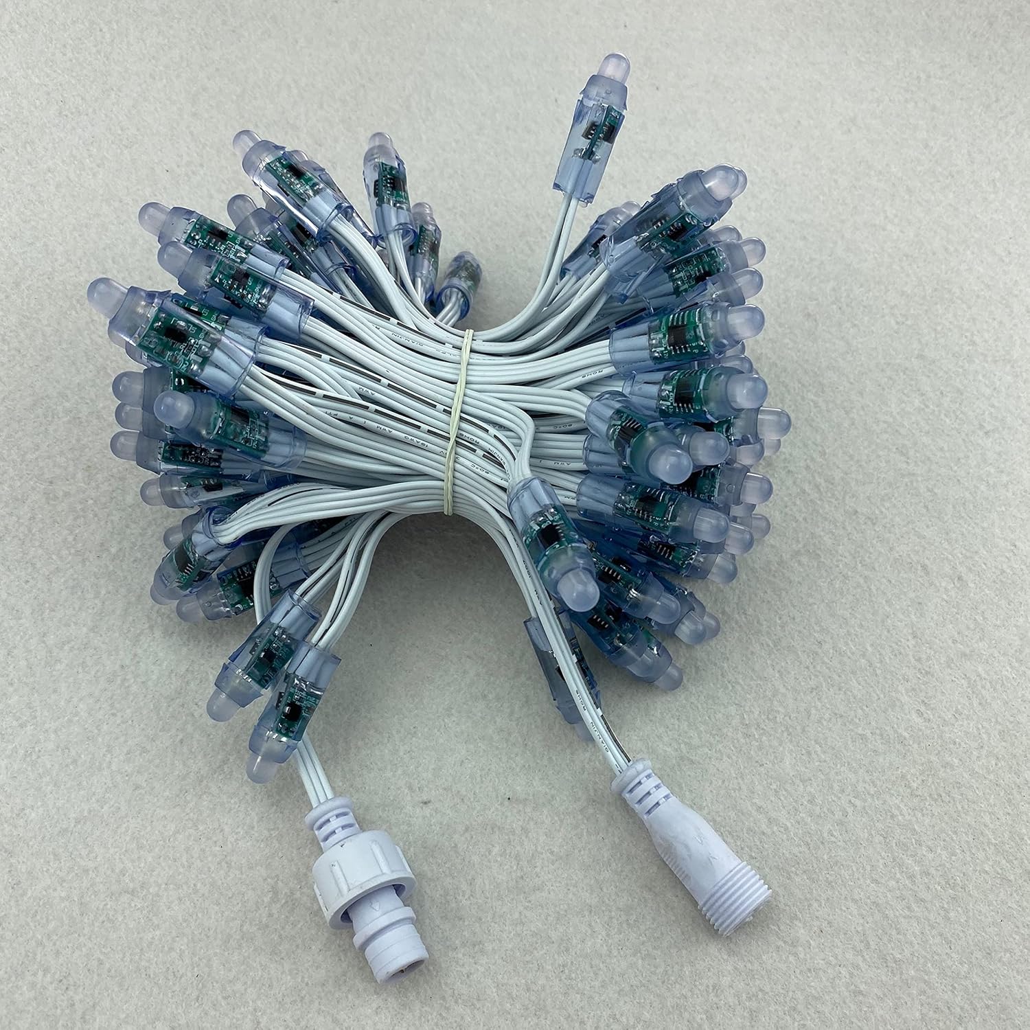 Amazon.com: AMNOUR 1000pcs 100ct DC12V WS2811 Regulated Bullet led ...