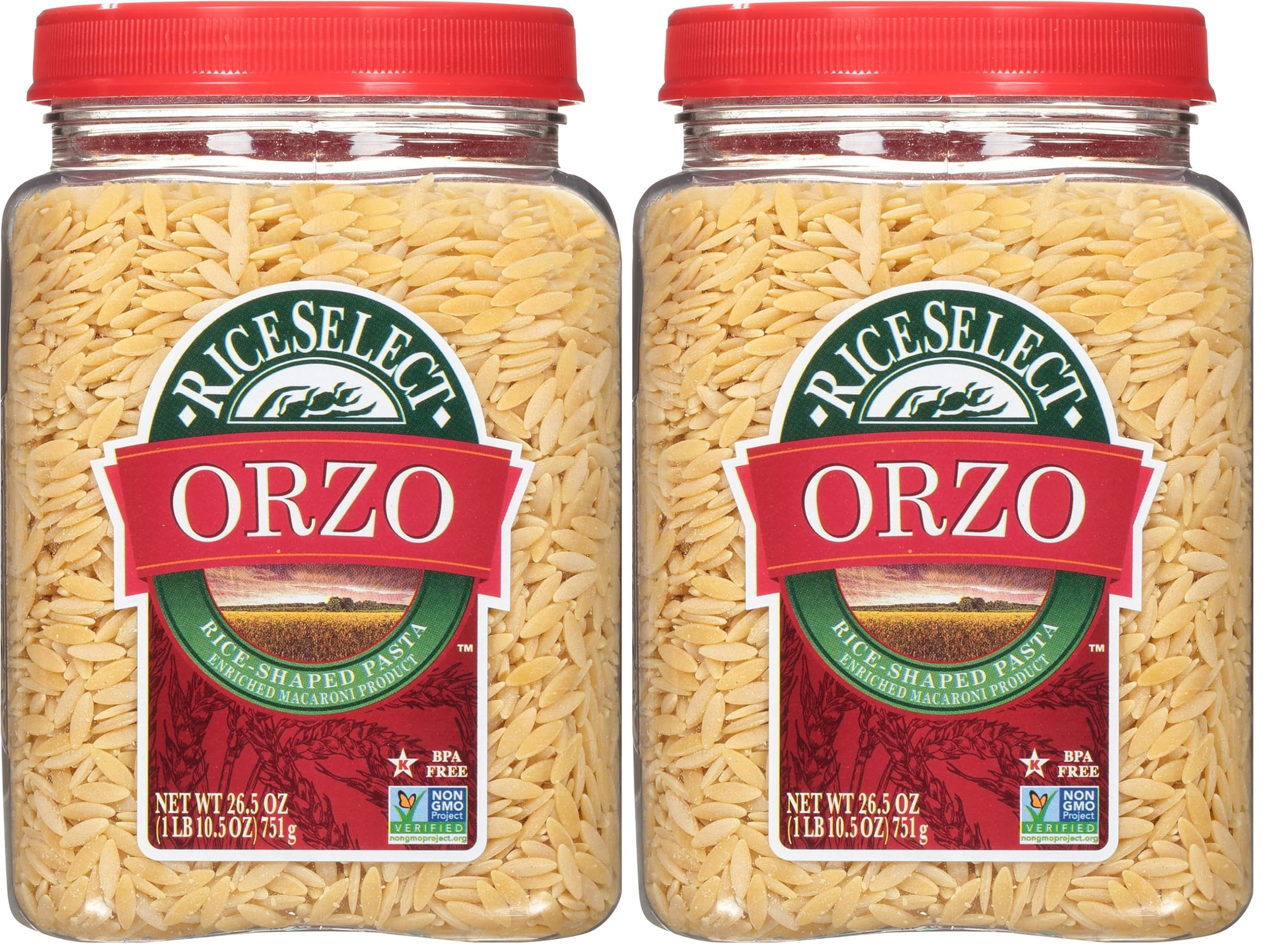 Snapklik.com : RiceSelect Orzo Pasta, Premium Rice-Shaped Pasta, Star K ...