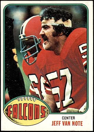 Amazon.com: 1976 Topps # 164 Jeff Van Note Atlanta Falcons (Football ...