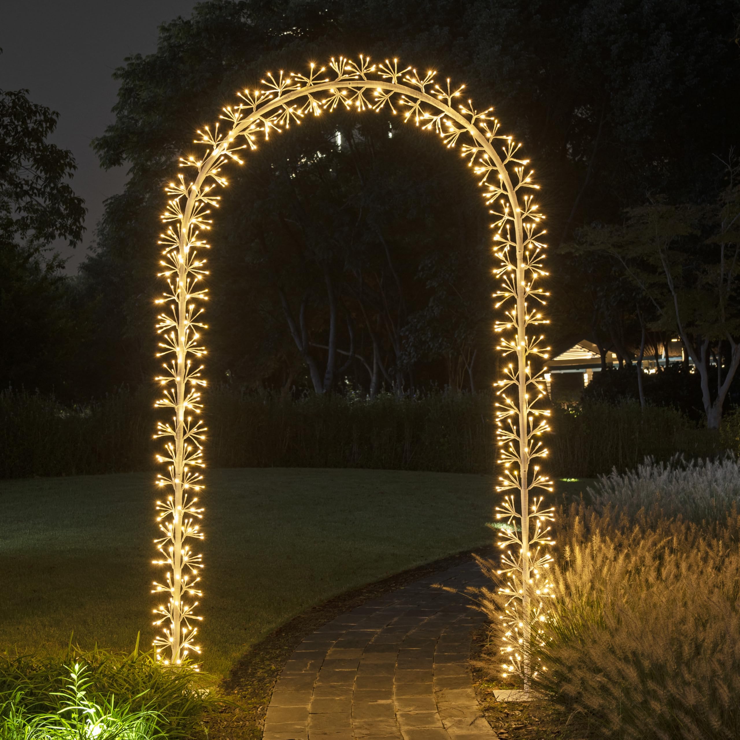 Amazon.com : Lightshare Lighted Garden Arbors Bridal Wedding Arch ...