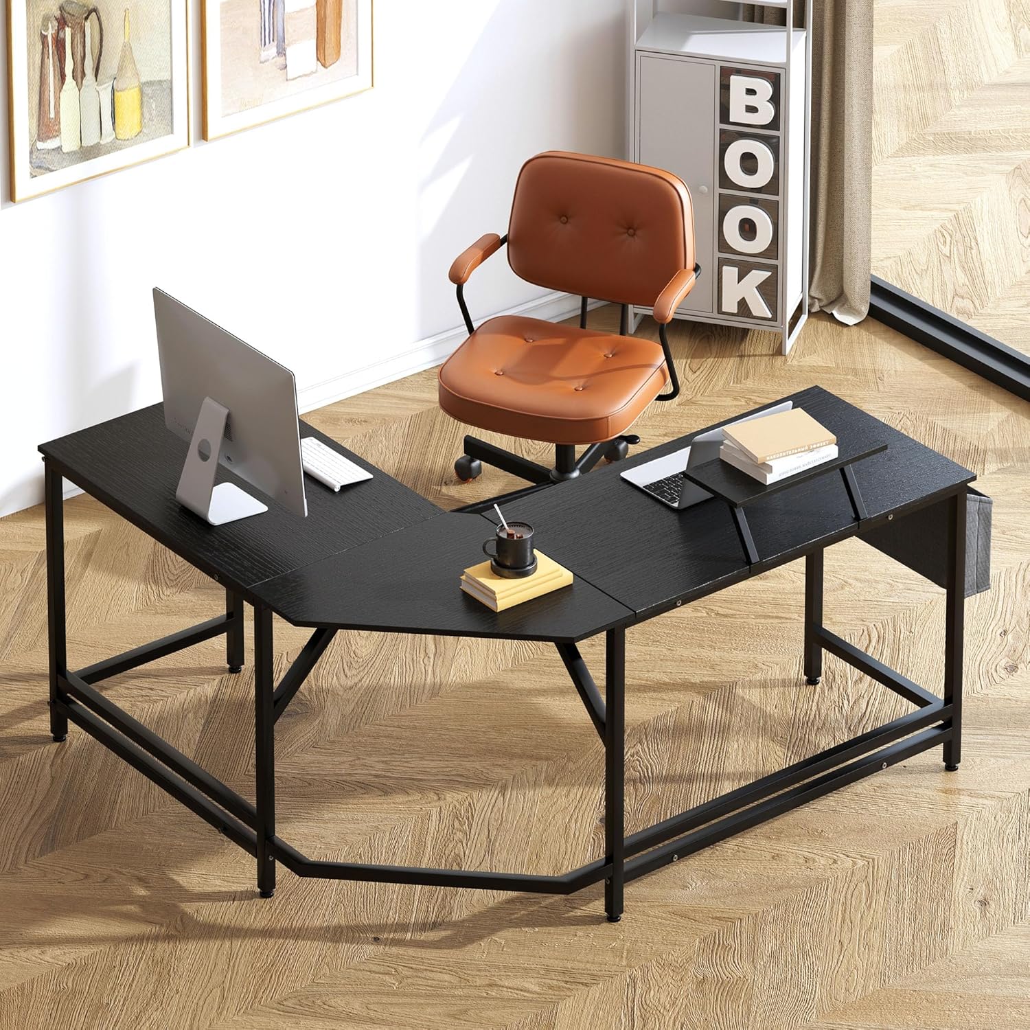 Soges L-Shaped 150cm Corner Gaming Desk for PC and Laptop in Jamaica at ...