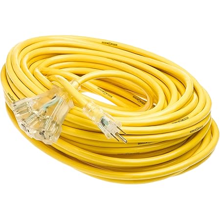 Yellow Jacket 2885 12/3 Heavy-Duty 15-Amp Premium SJTW Contractor ...