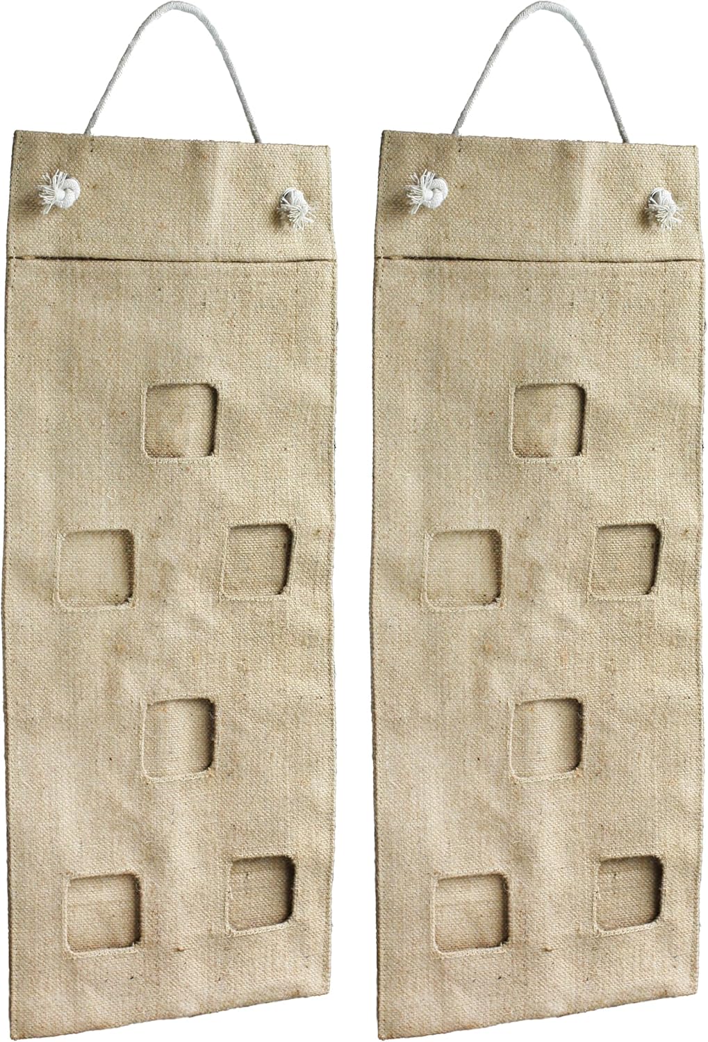 Amazon.com: Hang & Grow Burlap Hanging Planter Bags for Outdoor Plants ...