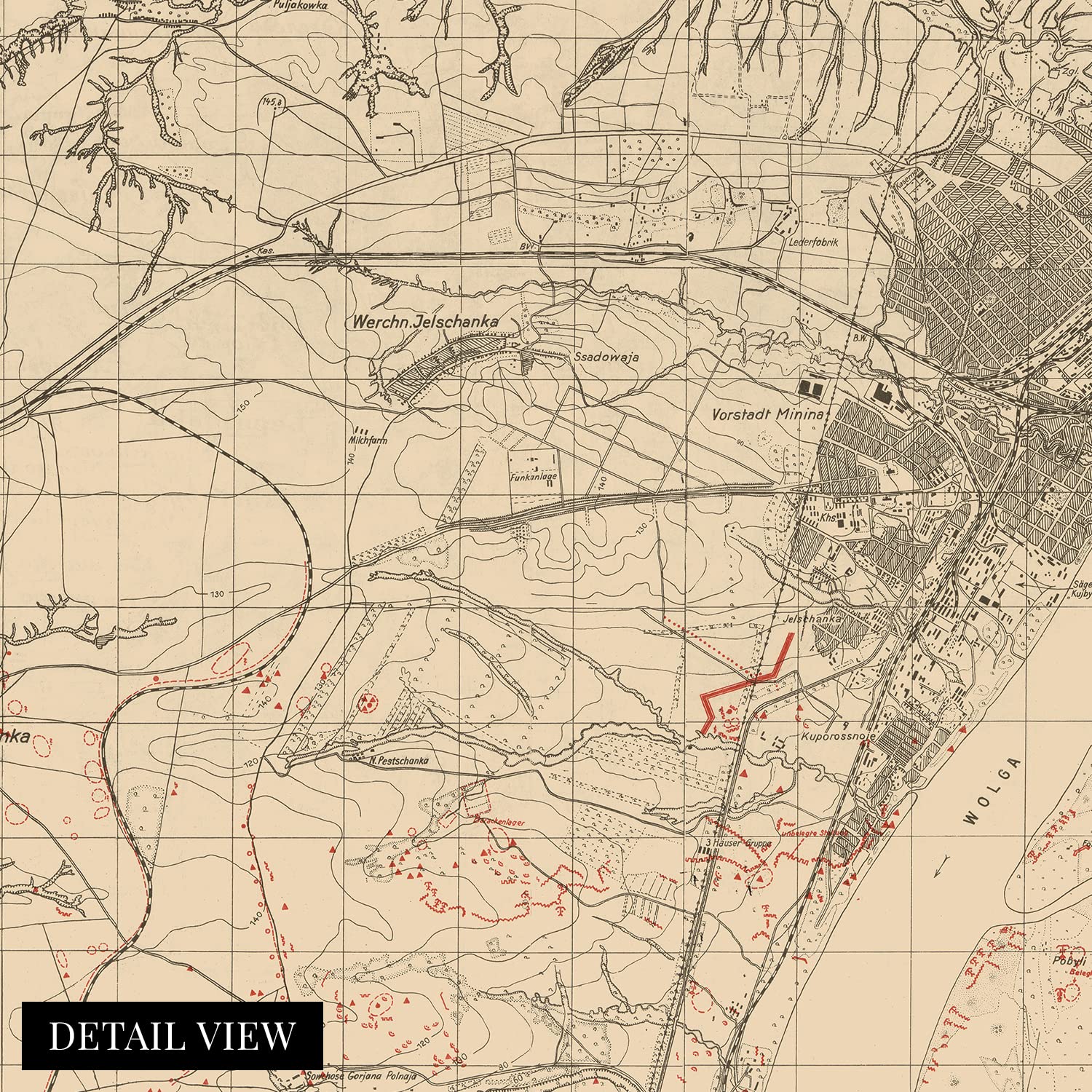 Ww2 Stalingrad Russia Map