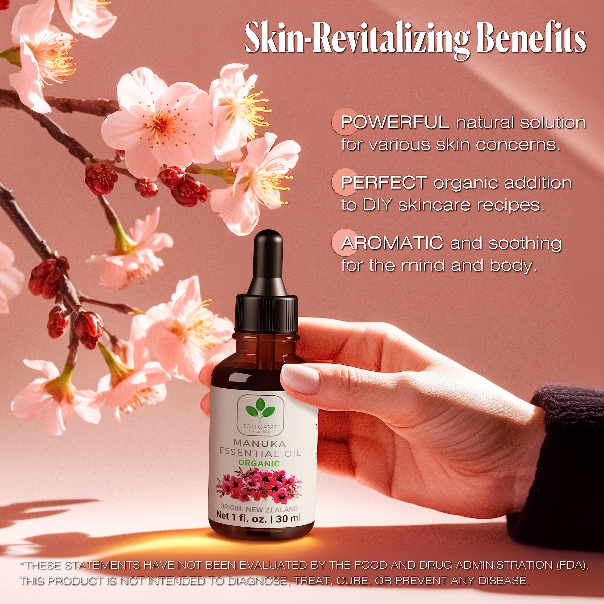 Snapklik.com : TODICAMP 100% Pure Organic Manuka Oil - Therapeutic ...