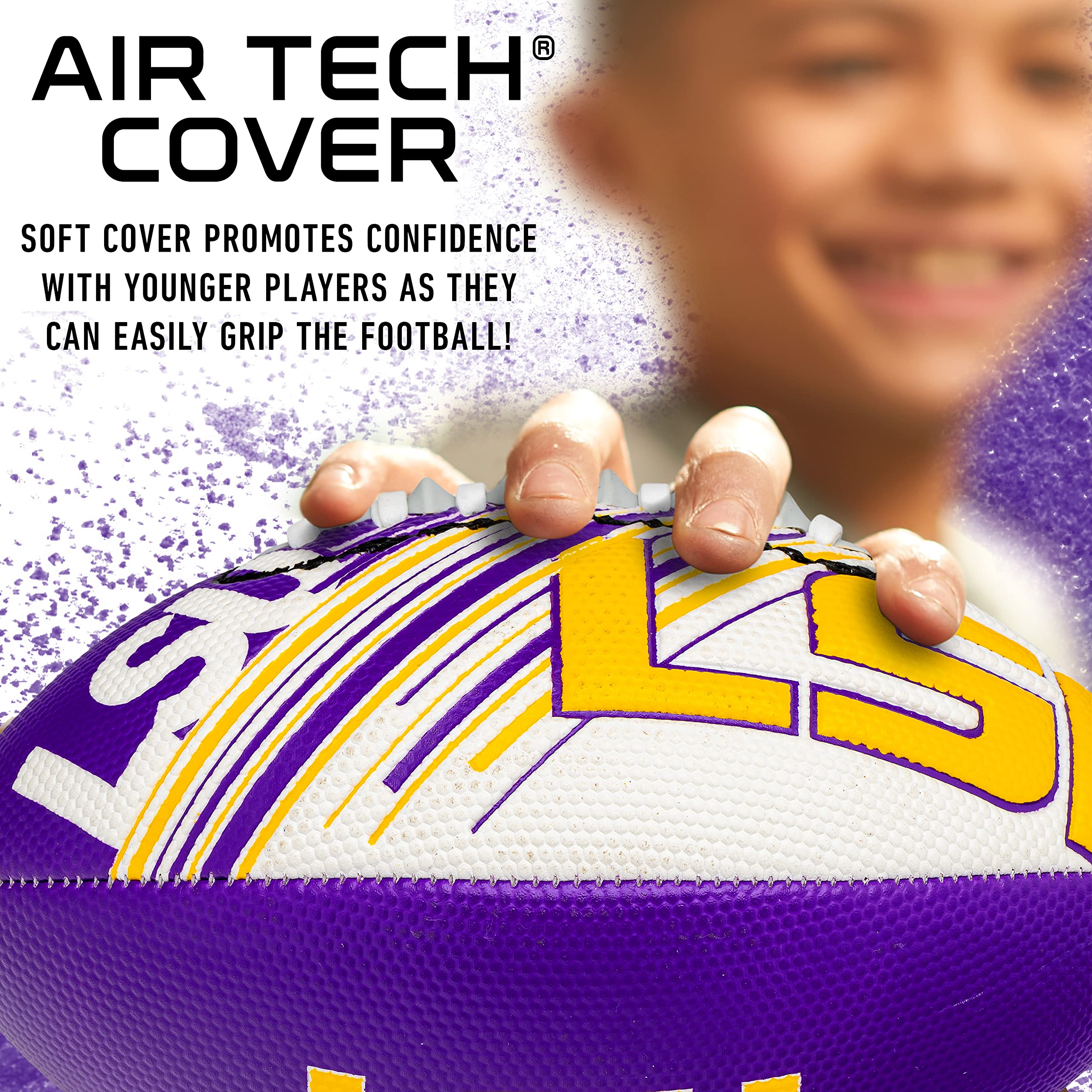 Snapklik.com : LSU Tigers Foam Football - Youth Mini Football For Kids ...