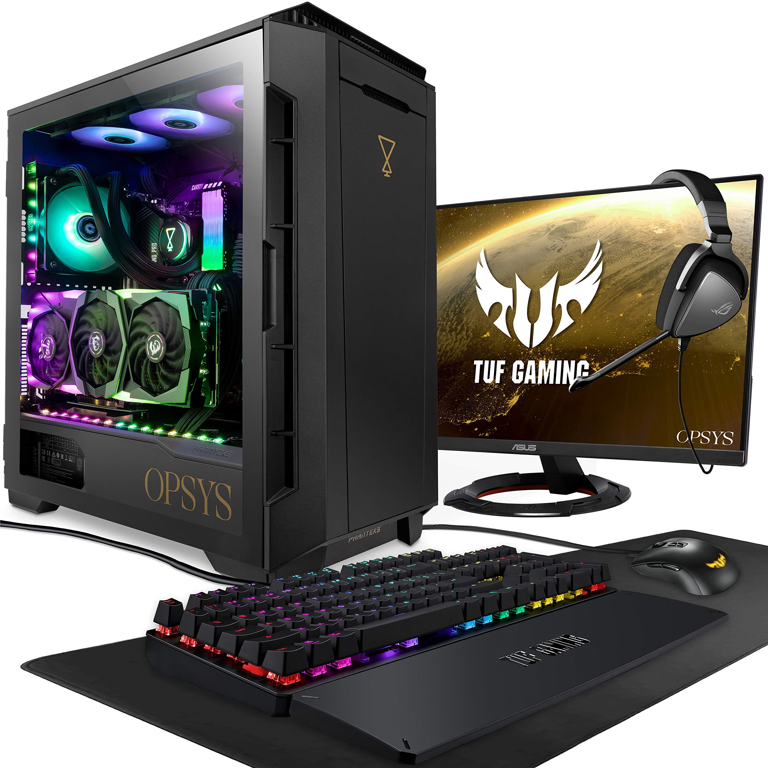 Buy OPSYS Magna-X4 RGB Gaming PC with 144Hz Monitor & Gamer Accessories (AMD Ryzen 7 5800X 8 ...