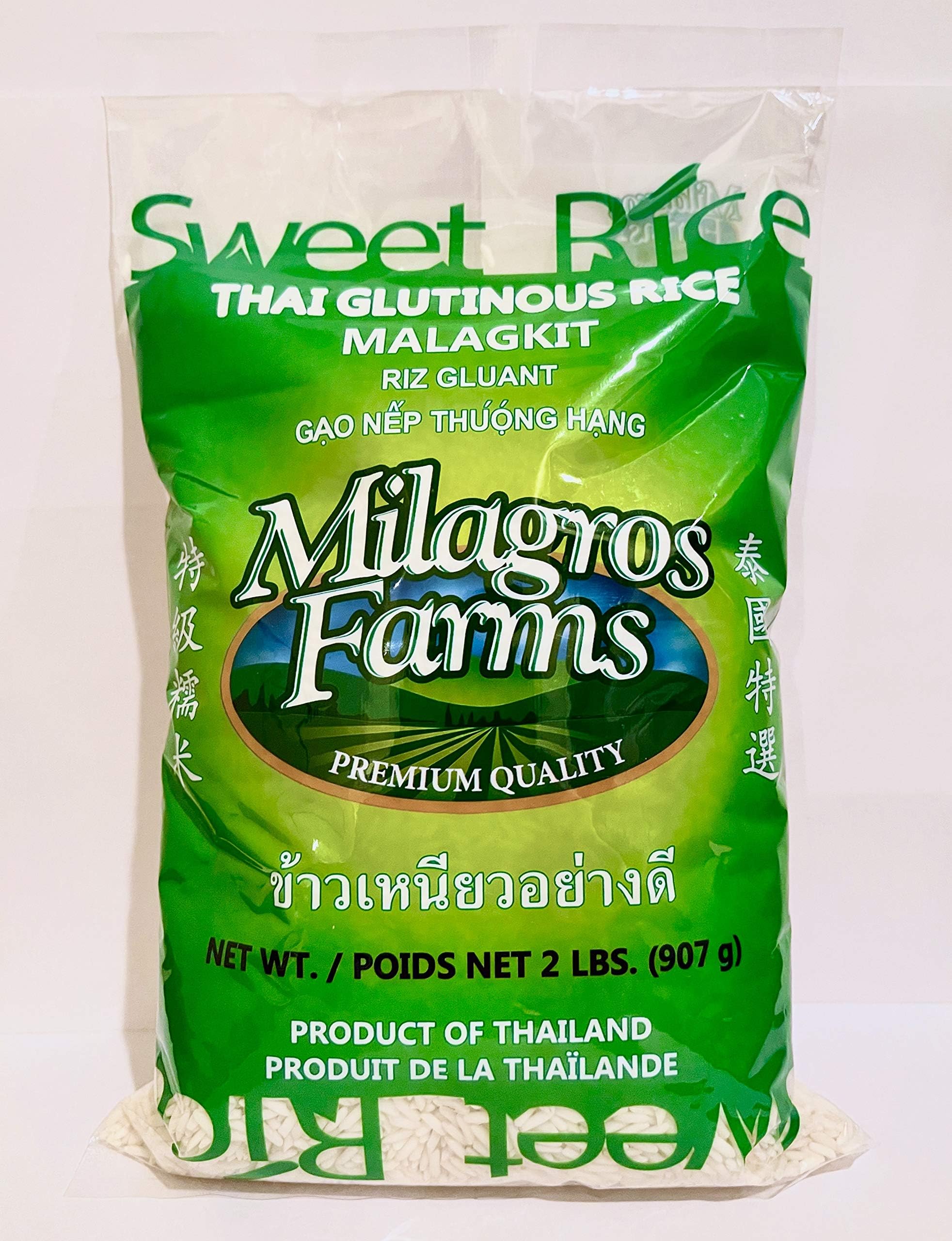 Amazon.com : Thai Sticky Rice (Sweet Rice) 5 Lbs : Dried White Rice ...