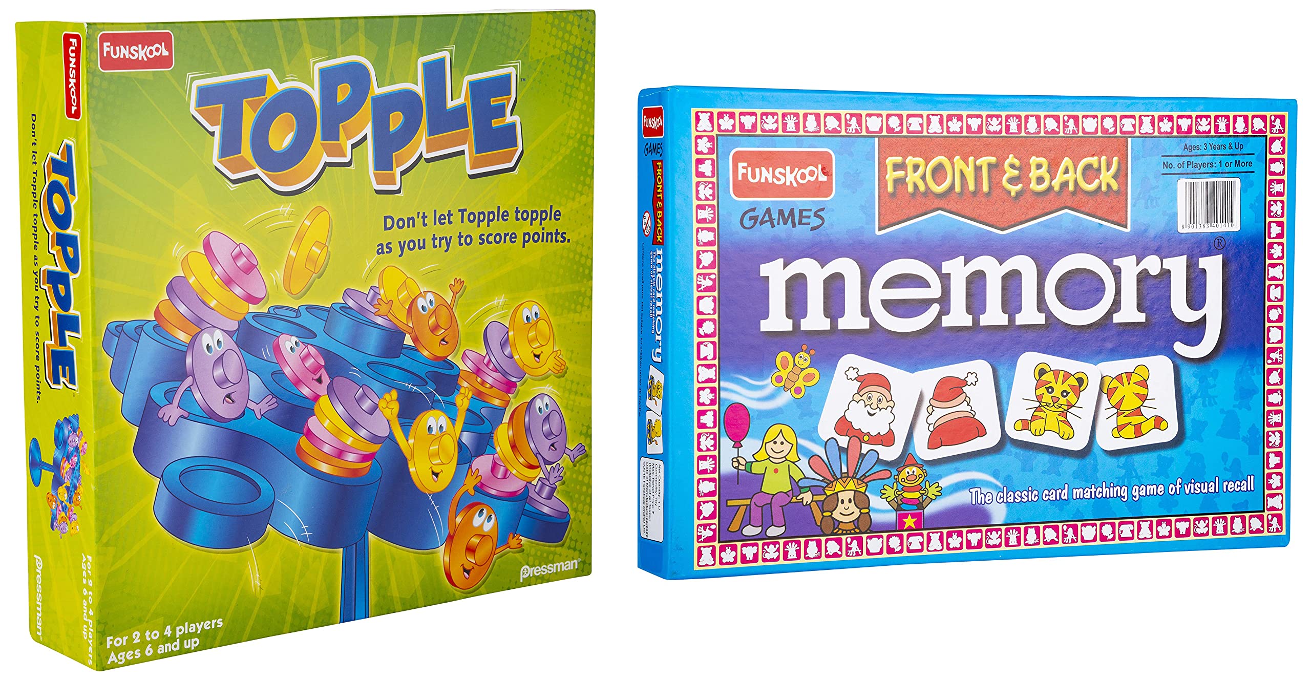 Buy Funskool Games - Topple & Family, 2-4 Players, 6 & Above & Games ...