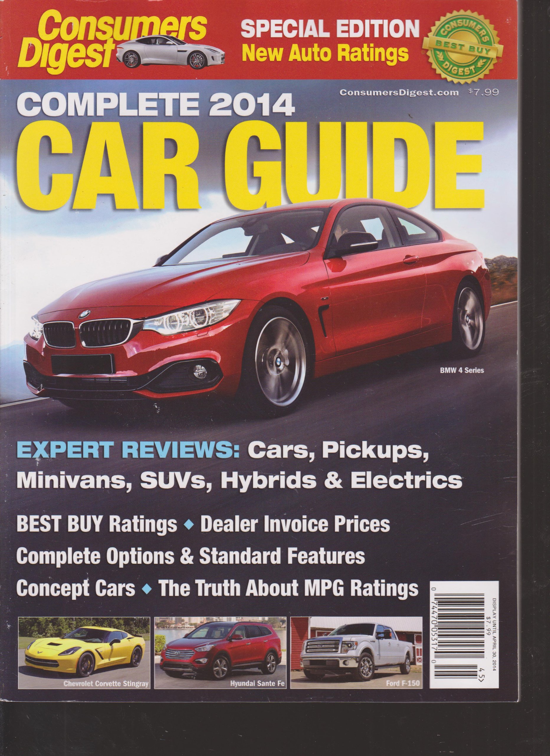 Consumers Digest Complete 2014 Car Guide Magazine: Various: Amazon.com ...