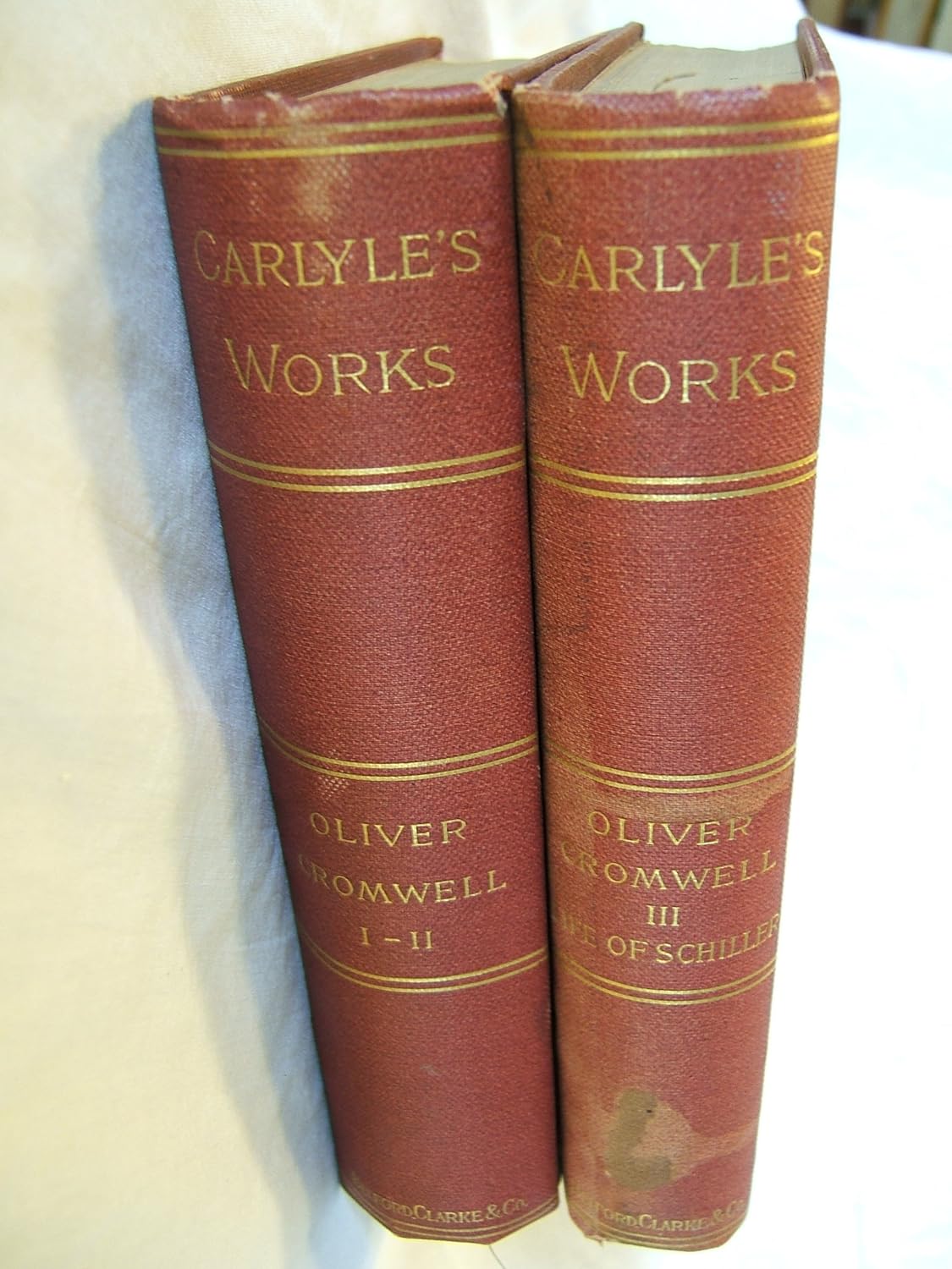 Carlyle's Works: Oliver Cromwell (Vol. 1-3) and the Life of Friedrich ...