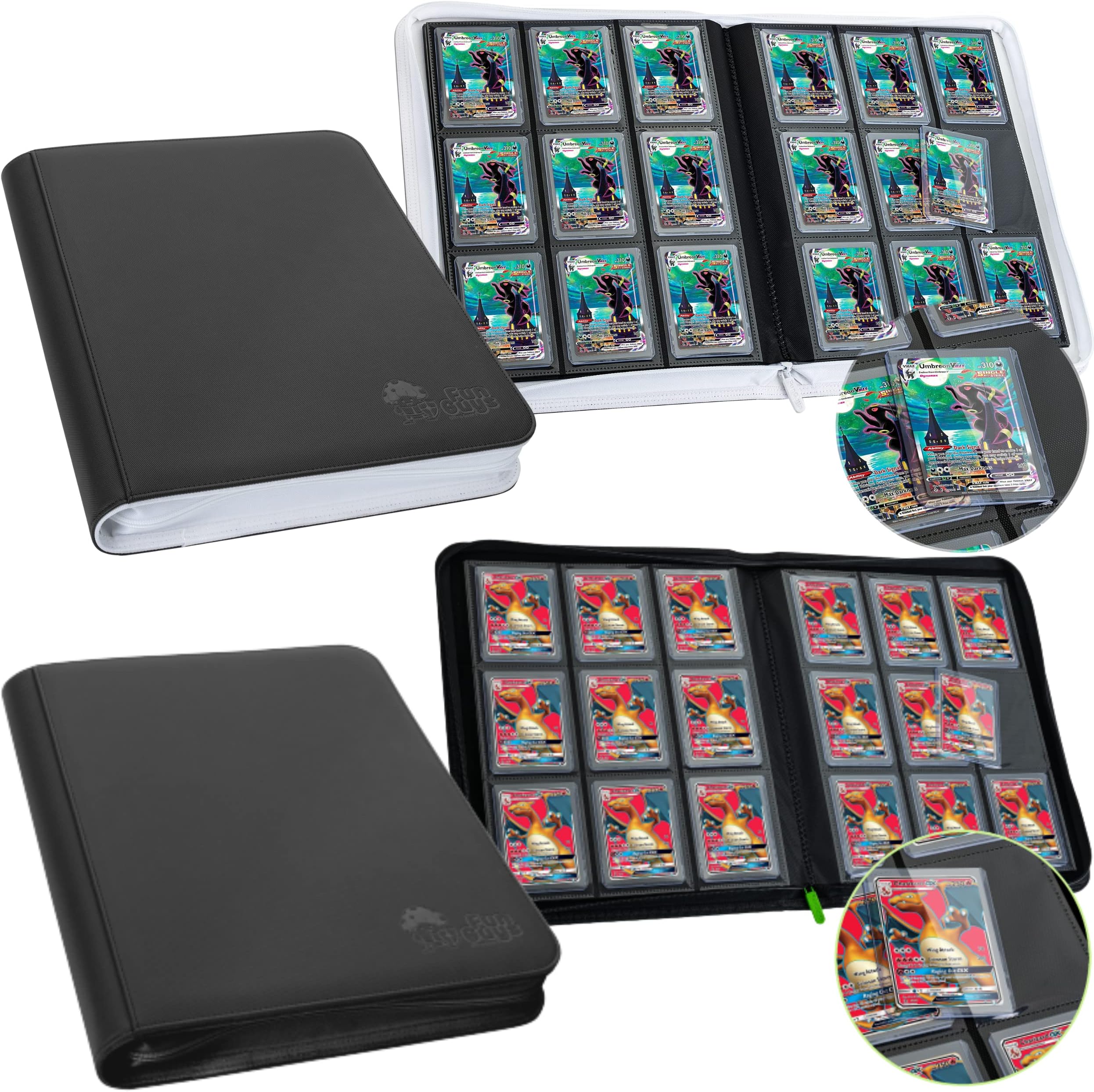 Amazon.com : Toploader Binders Bundle - 2 Top Loader Binder, 9 Pocket ...