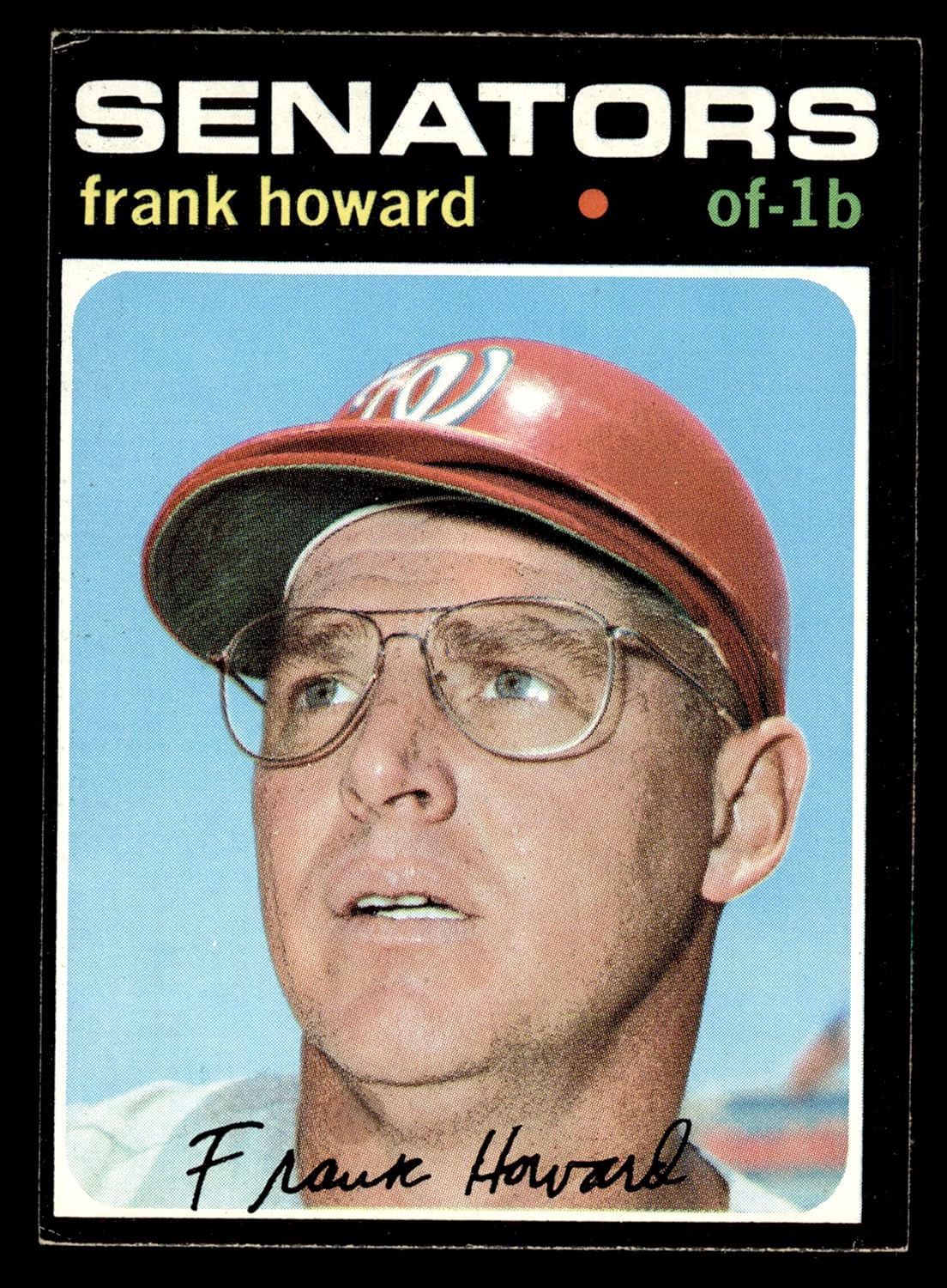 Amazon.com: 1971 Topps # 620 Frank Howard Washington Senators (Baseball ...
