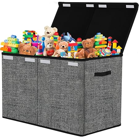 Amazon.com: Pantryily Toy Box Storage Organizer - Large Collapsible ...