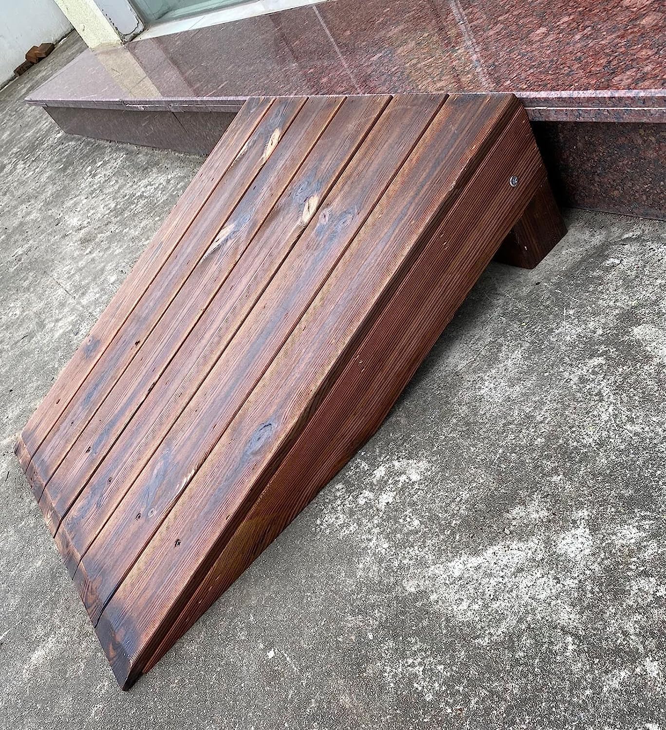 Wooden Threshold Ramp for Doorways, Rise Portable Non Slip Curb Ramps ...