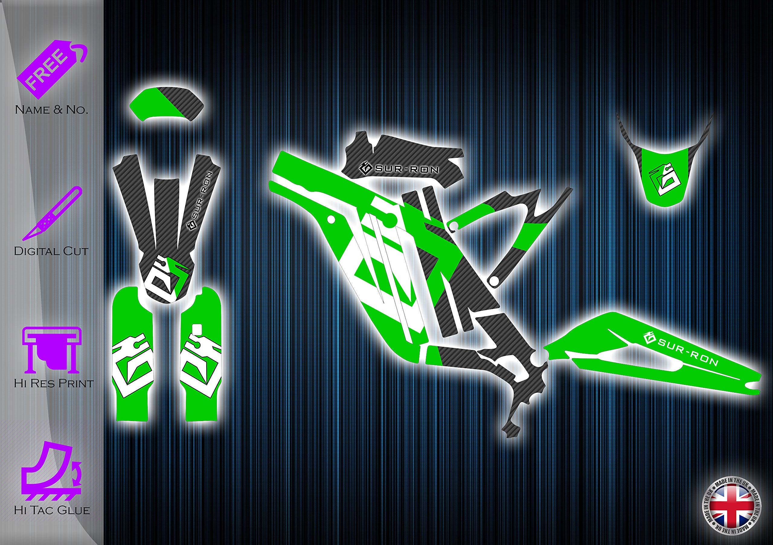 Buy SURRON STICKER KIT SUR-RON GRAPHICS KIT SUR-RON STICKERS SUR-RON ...