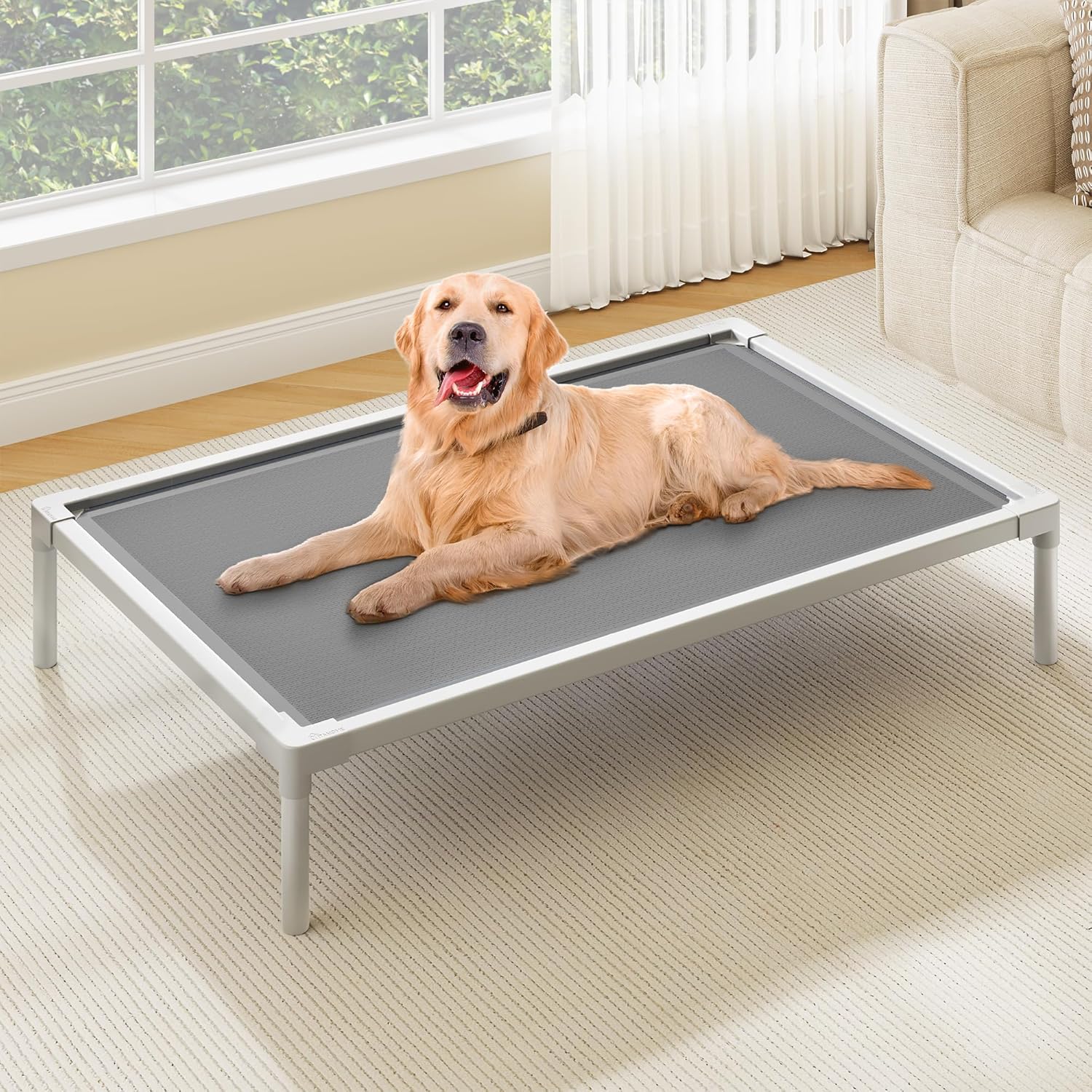 Amazon.com : YITAHOME Cooling Elevated Dog Bed, Chew Proof Raised Pet ...